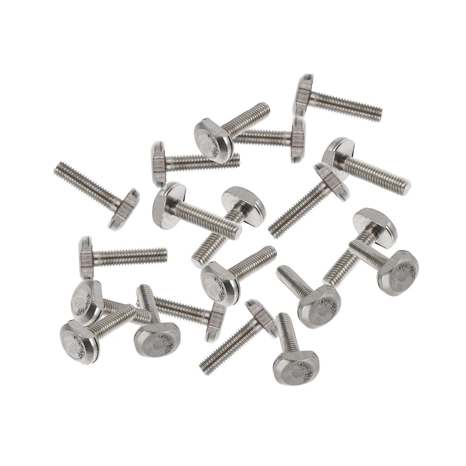 20 Pcs Lag Bolts Threaded Rod T-screw Marine Grade Rust Resistant ...