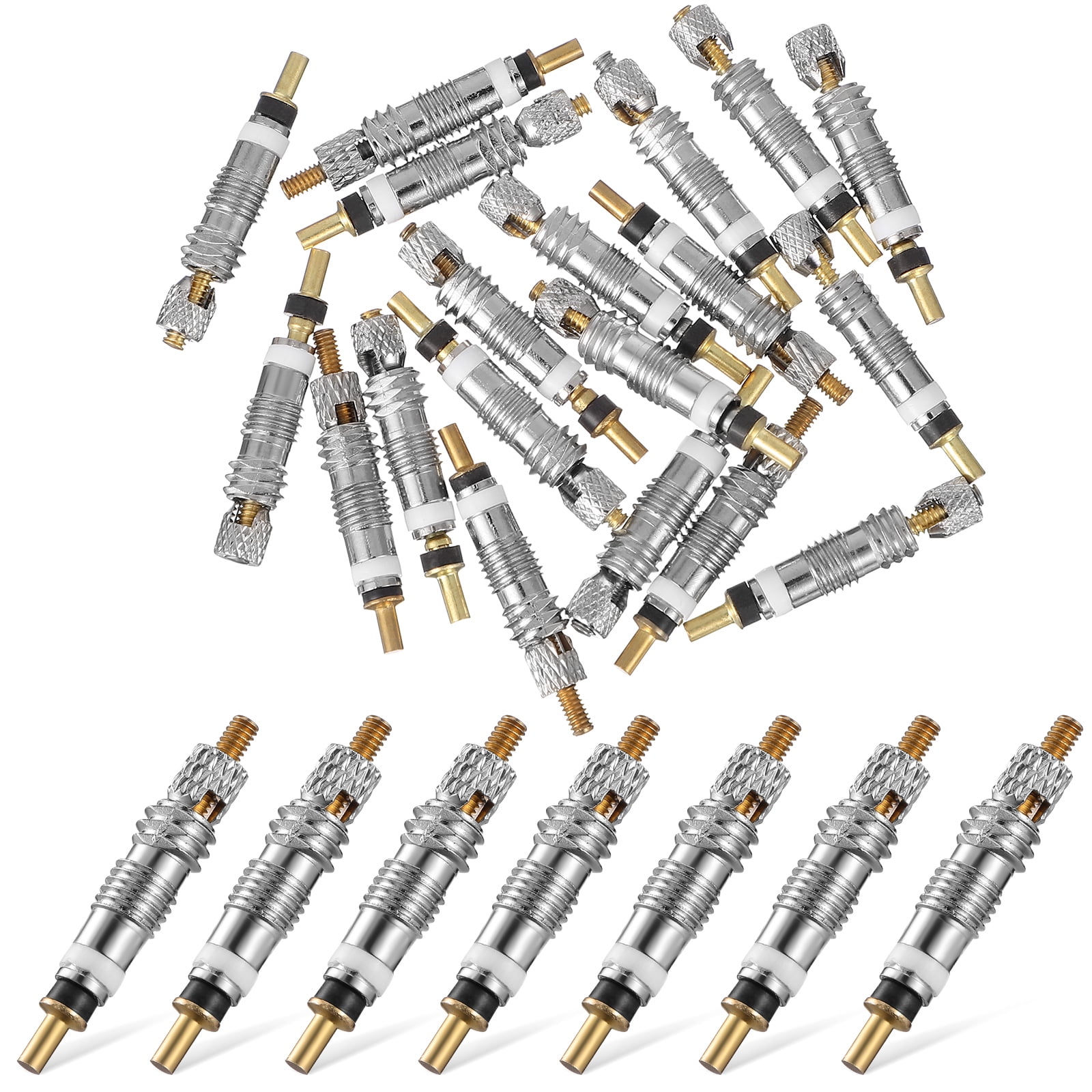 HOMEMAXS 20 Pcs Mountain Bike Valve Core Accessory Automatic Pan Hinge ...