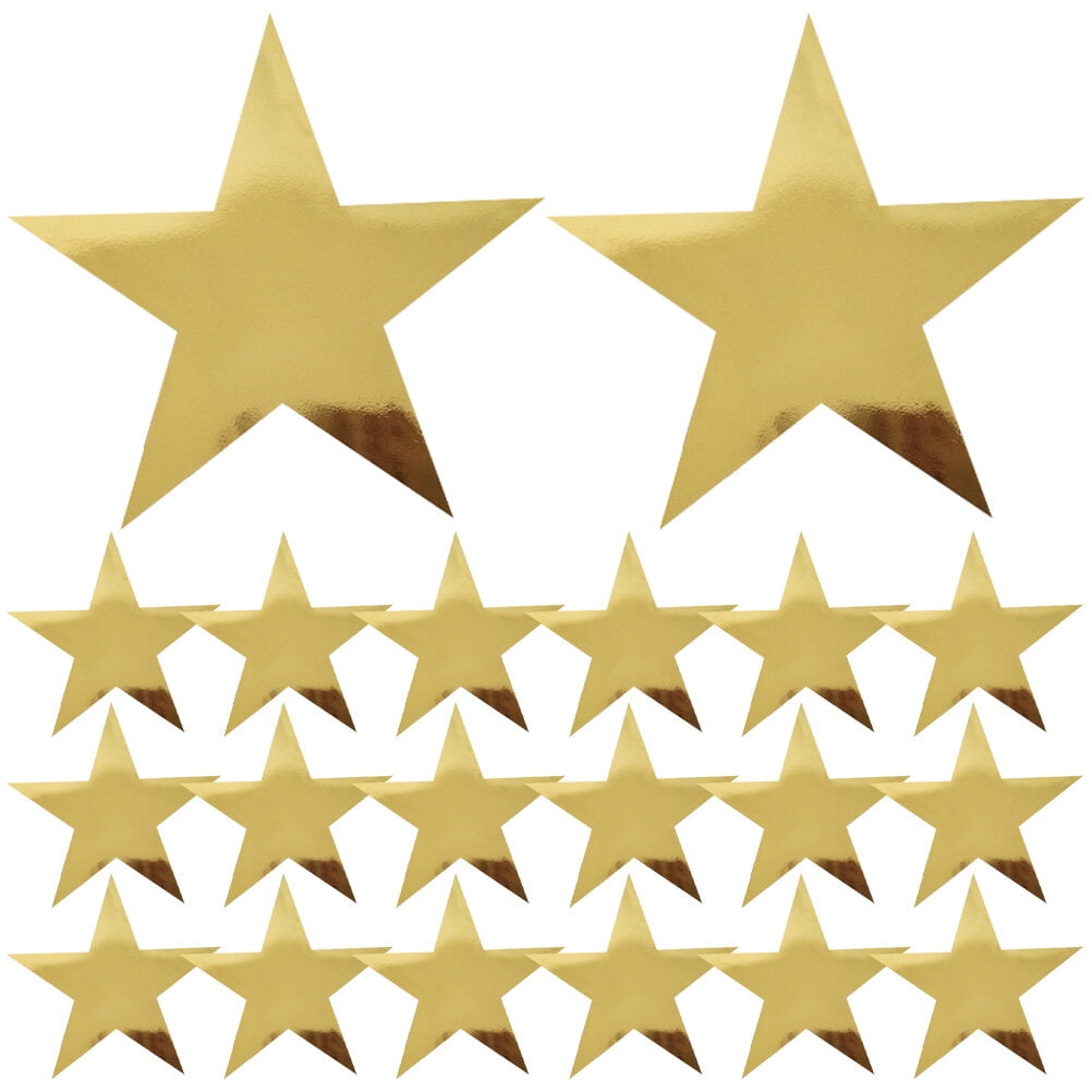 VERDANVERSE star themed party decorations Paper Golden Stars Decorative ...