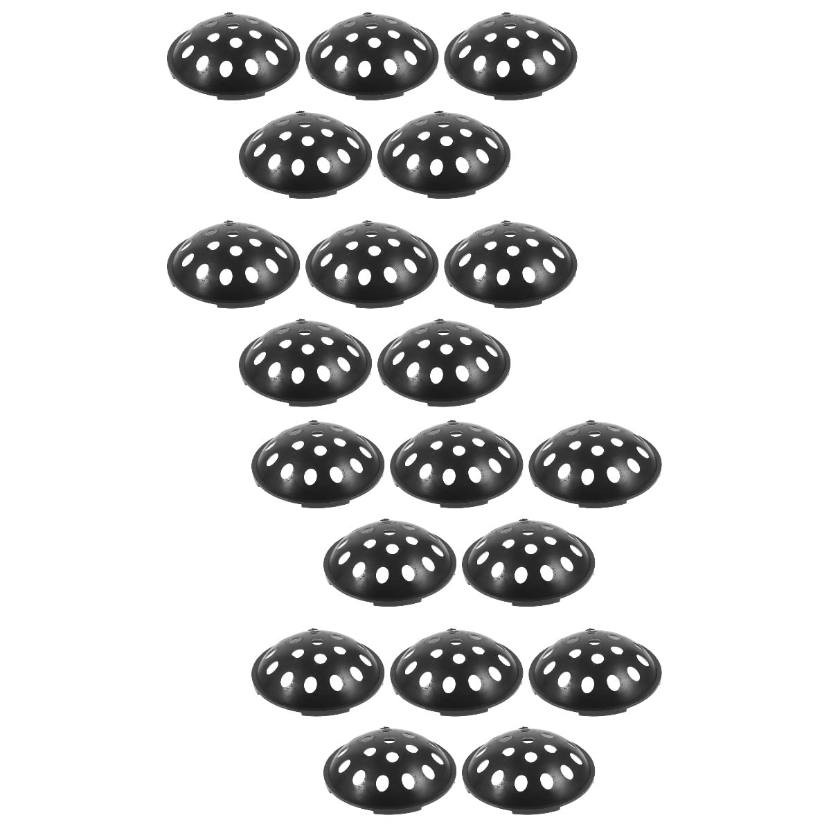 HOMEMAXS 20 Pcs Planter Hole Mesh Pads Plastic Flower Pot Grid Mats ...