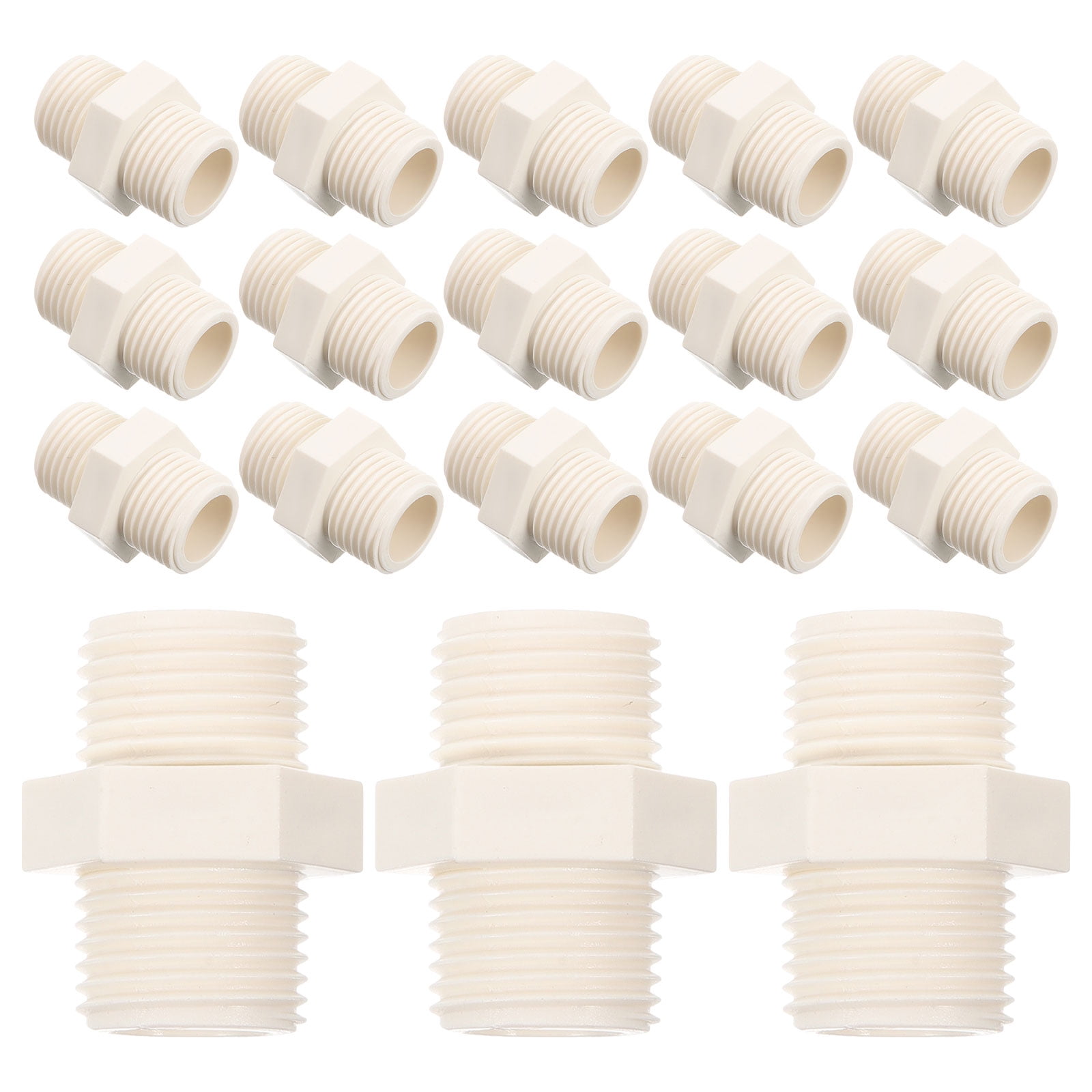HOMEMAXS 20 Pcs Plastic Fittings for Connector Support Structure Pipe ...