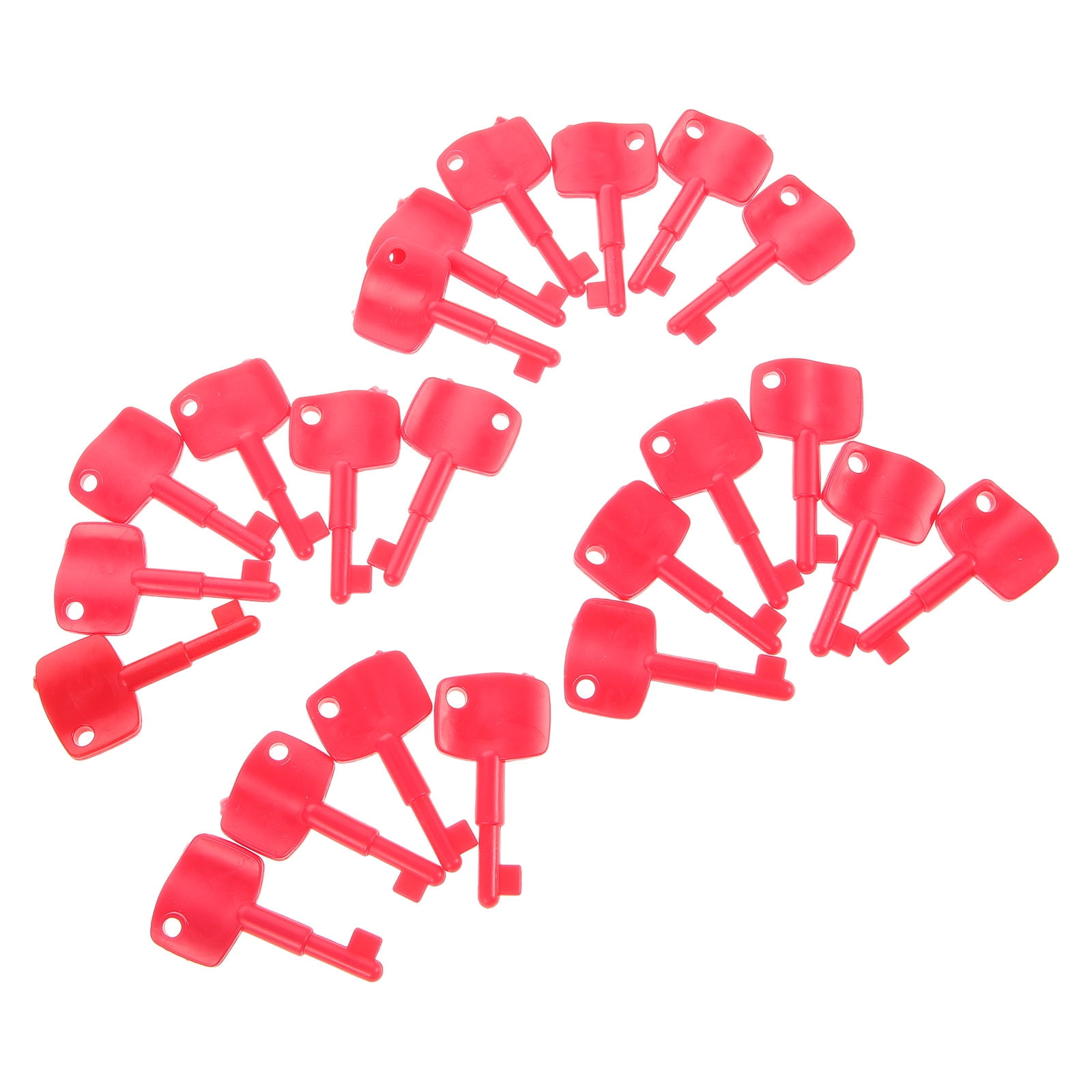 HOMEMAXS 20 Pcs Post Fire Reset Key Baby 4.70X2.20X0.50CM Red - Walmart.com