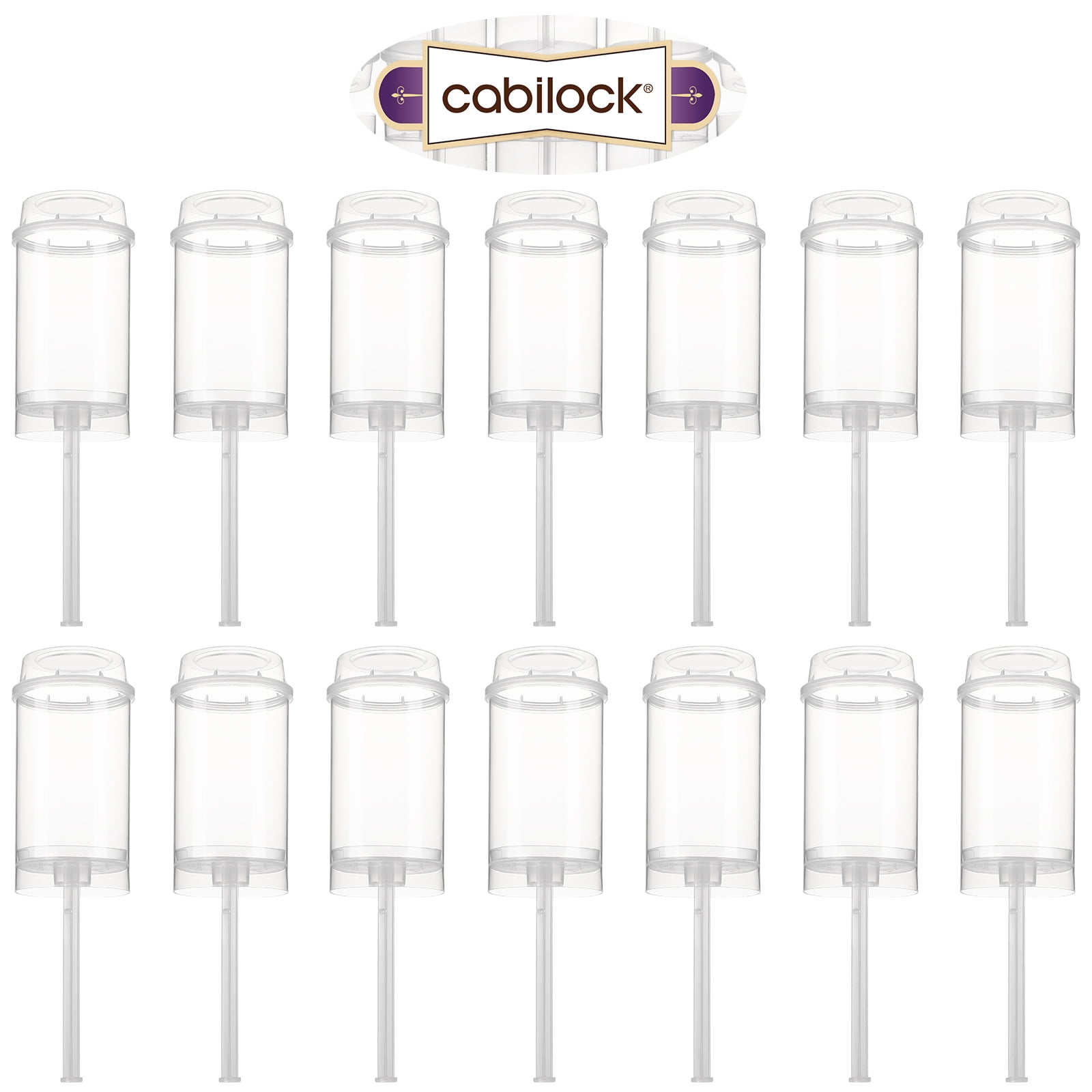 HOMEMAXS 20 Pcs Pushable Cake Holders Diy Push-up Cake Molds Cylinder ...