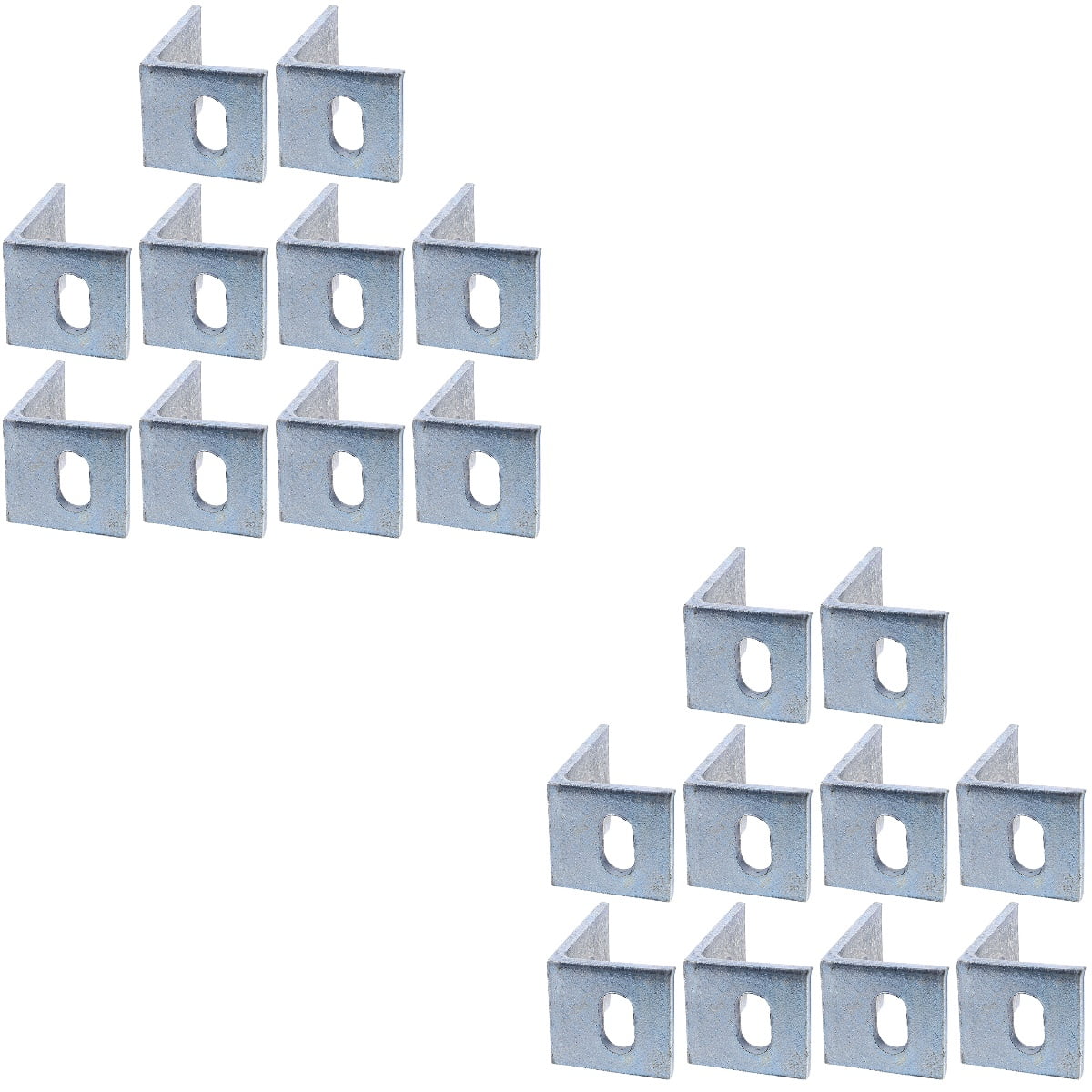 HOMEMAXS 20 Pcs L Shaped 90 Degree Angle Connectors Angle Brackets ...