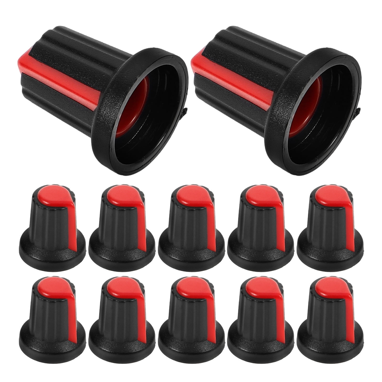 HOMEMAXS 20 Pcs Rotary Volume Control Knob Potentiometer Knobs Cap Has ...