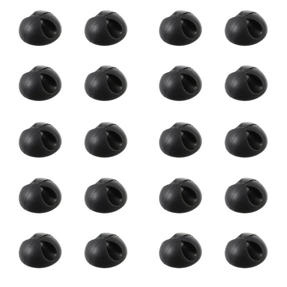 HOMEMAXS 20 Pcs Sleeve Cord Organizers Fastener Cable Clips Effective ...