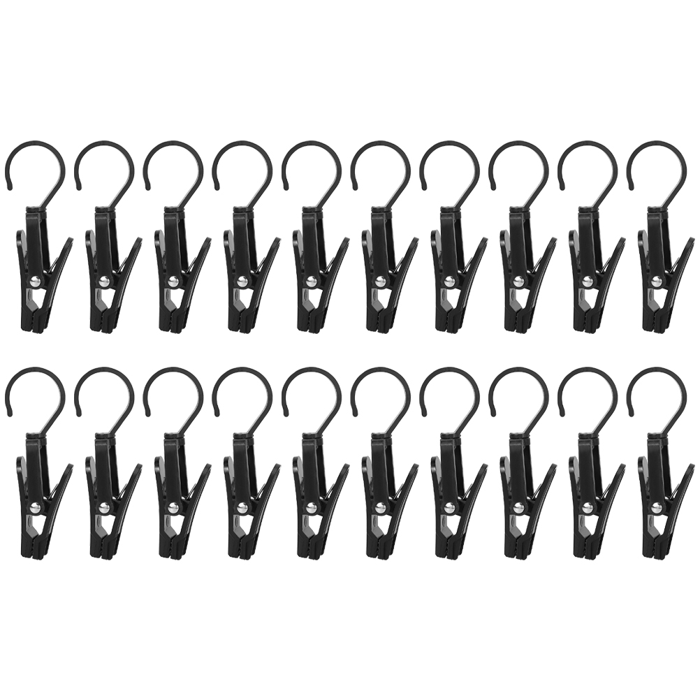 HOMEMAXS 20 Pcs Sock Clips for Laundry Clothes Fitting Curtain Office ...