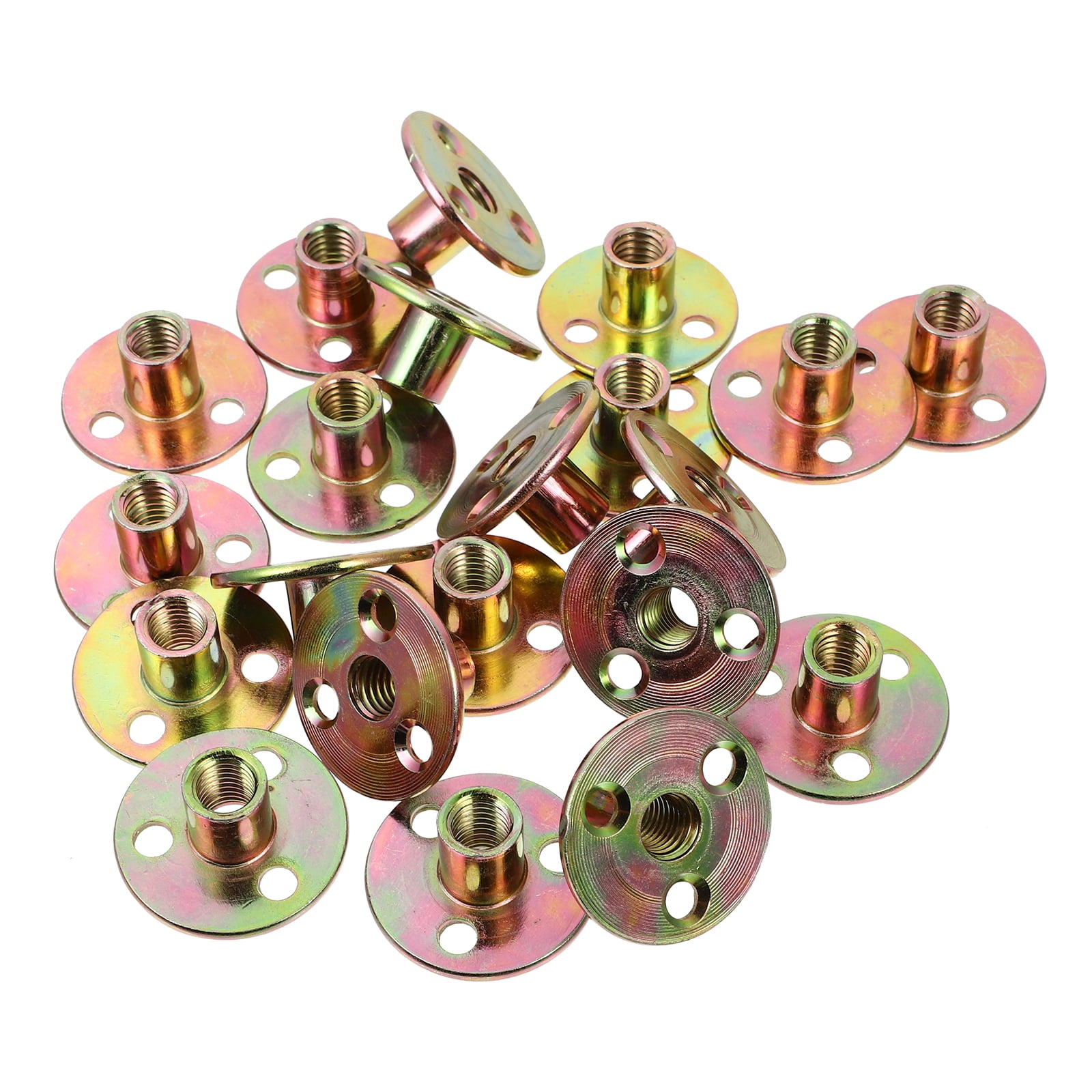 HOMEMAXS 20 Pcs Three Hole Nut Seaweed Play Nuts Pool Colorful ...