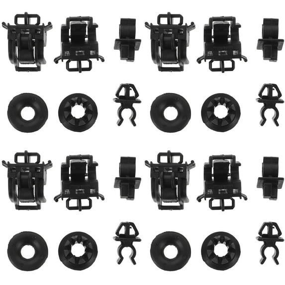 HOMEMAXS 20 Sets Of Hood Support Frame Hood Rod Clip Hood Support Clip ...