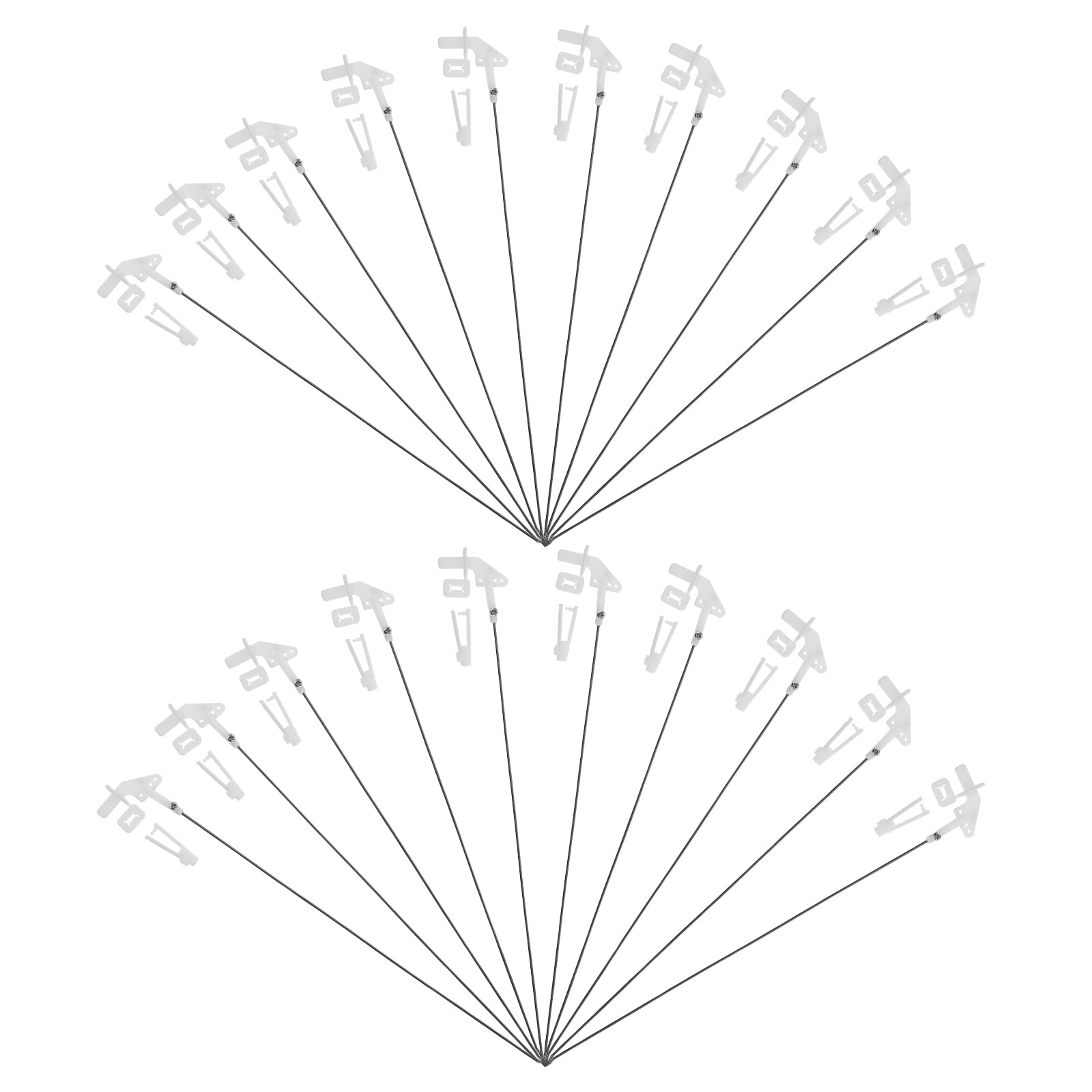 RC Airplane Control Horns with Connector Linkage for DIY Projects 20 ...