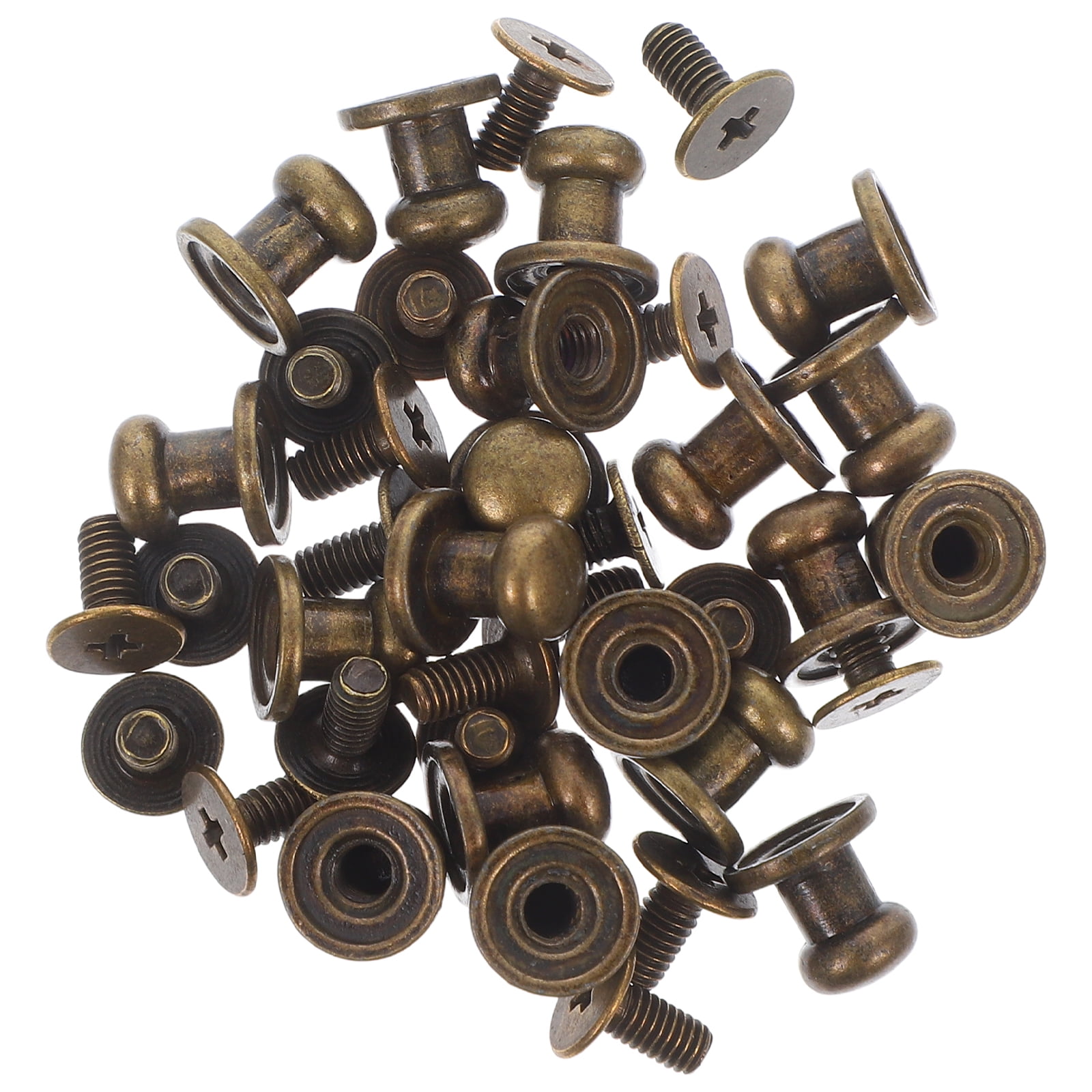 BEADCEST Pull Handle Antique Bronze 20 Sets 0.39X0.28X0.20in - Walmart.com
