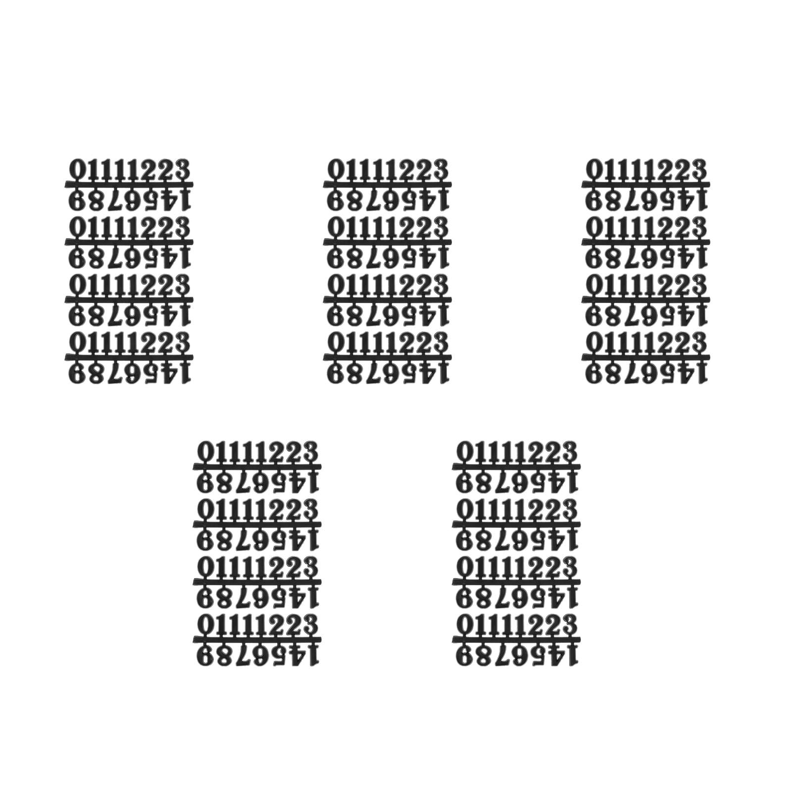 HOMEMAXS 20 Sets Wall Clocks Numerals Number DIY Digital Clock Numbers ...