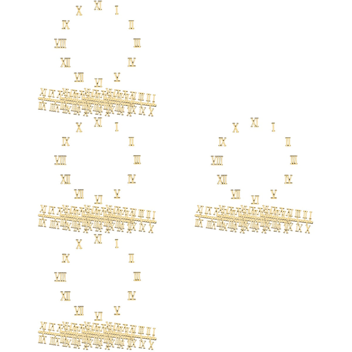 HOMEMAXS 20 Sets of Clock Numerals Kit DIY Digital Clock Numbers Clock ...