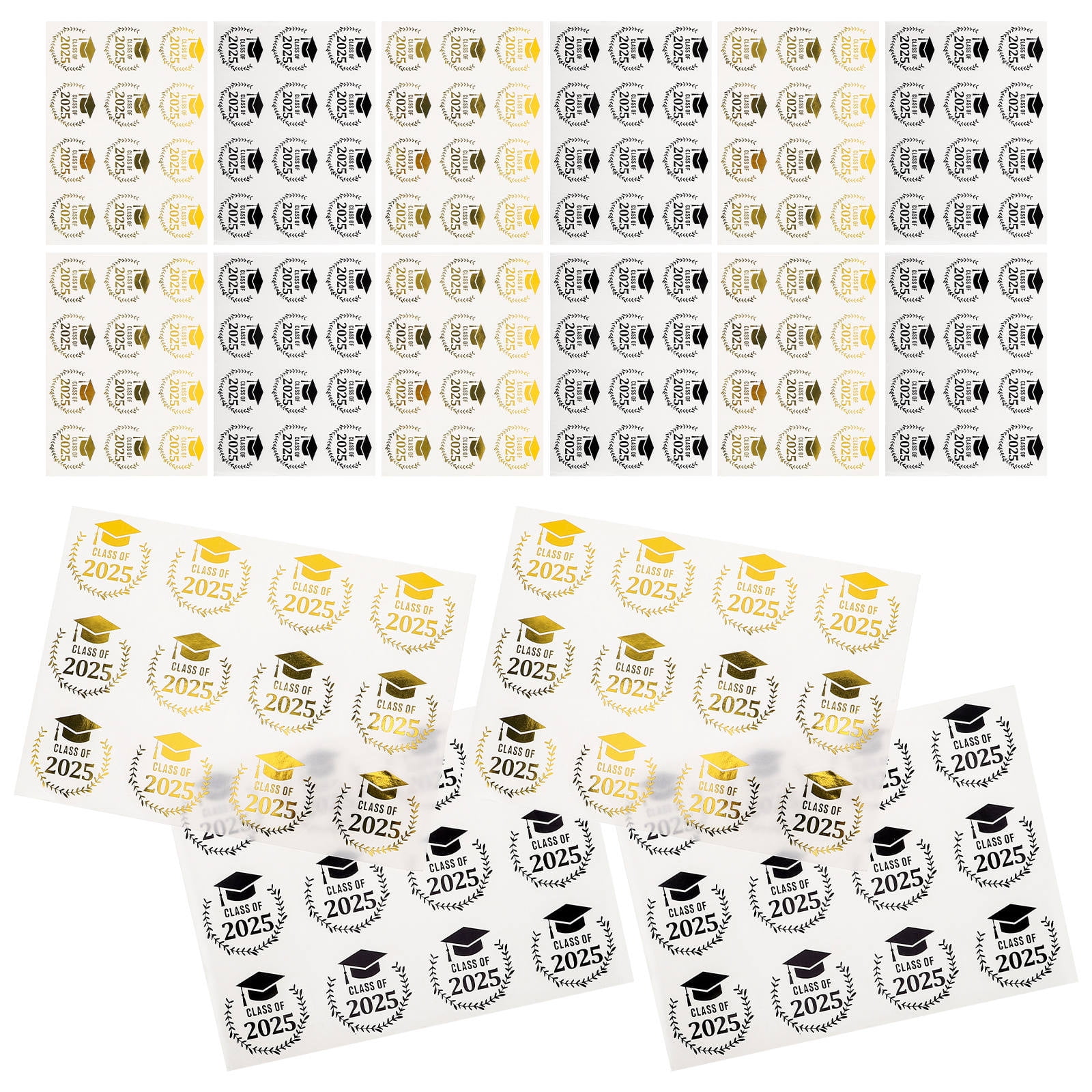 HOMEMAXS 20 Sheets Graduation Water Bottle Decorative Stickers Grads ...