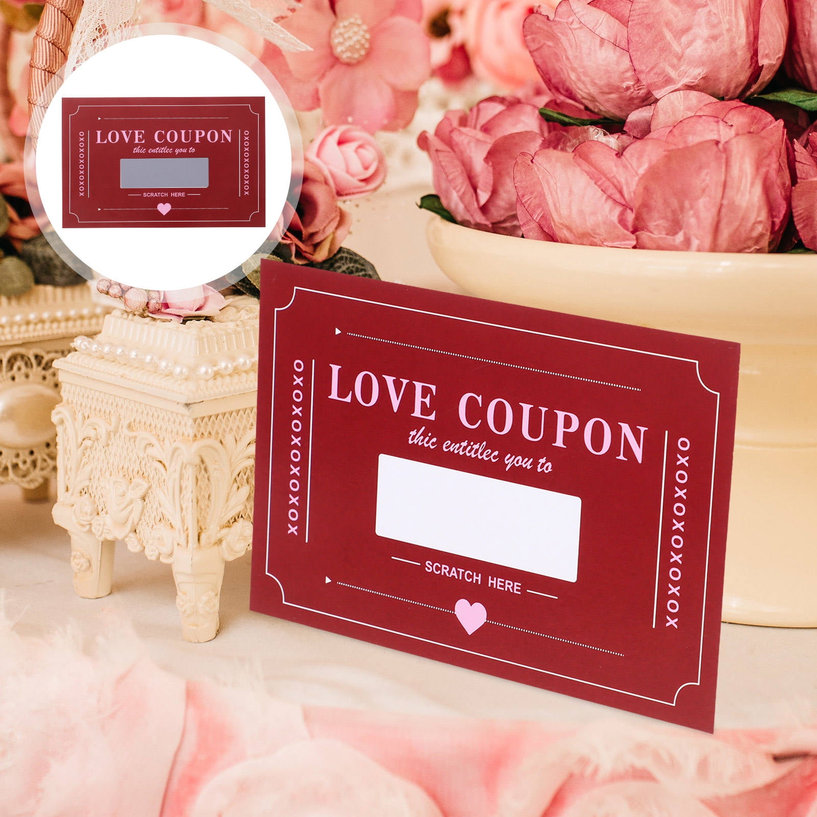 HOMEMAXS 20 Sheets Scratch Off Date Cards For Couples Scratch Off ...