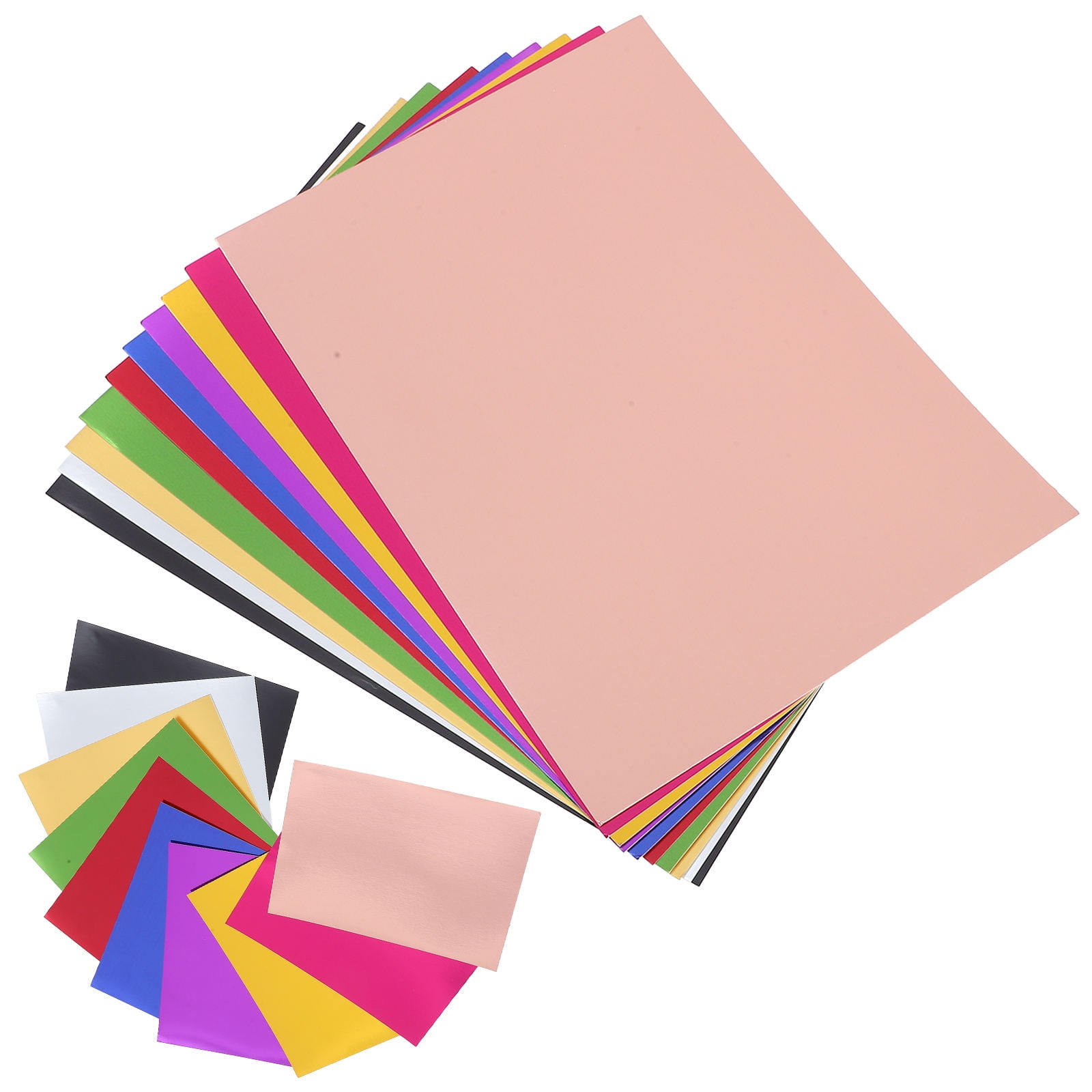HOMEMAXS 20 Sheets of Metallic Craft Paper Decorative Cardstock Paper ...