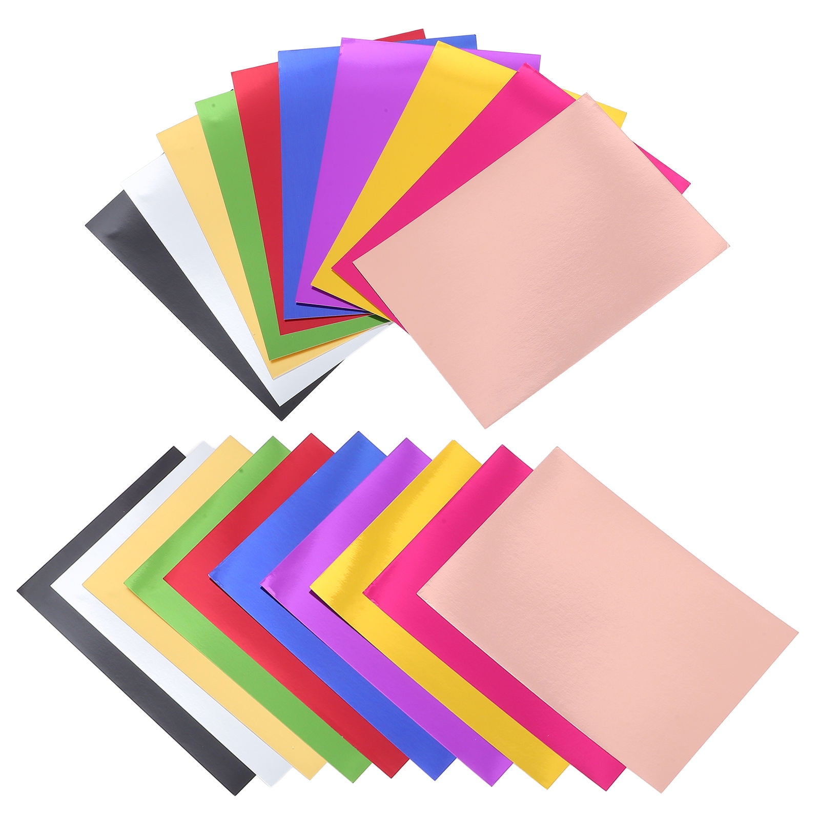 20 Sheets of Metallic Paper Sheets Mirror Shimmering Paper A4 Cardstock ...