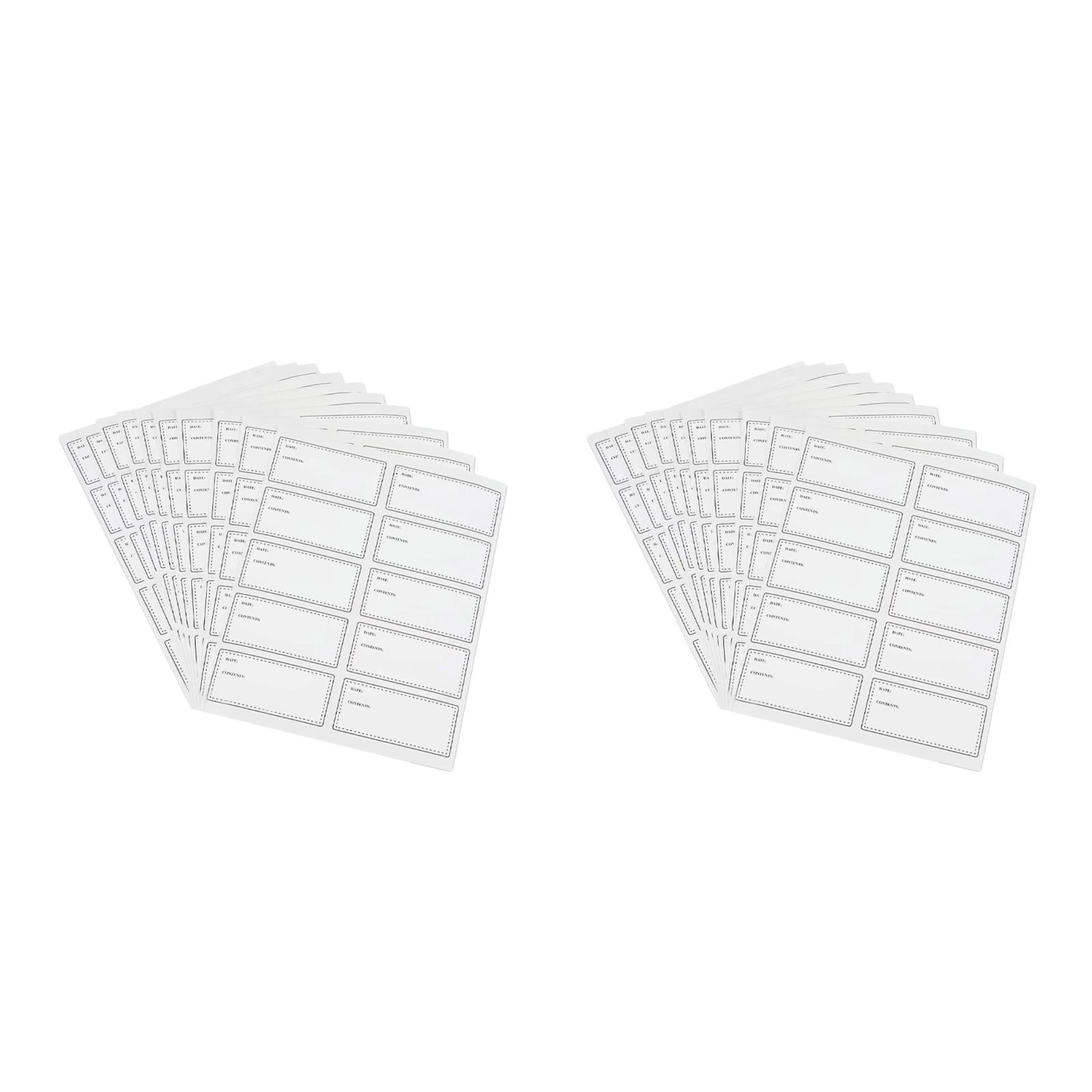 HOMEMAXS 20 Sheets of Multi-Function Label Stickers Decorative Bottle ...