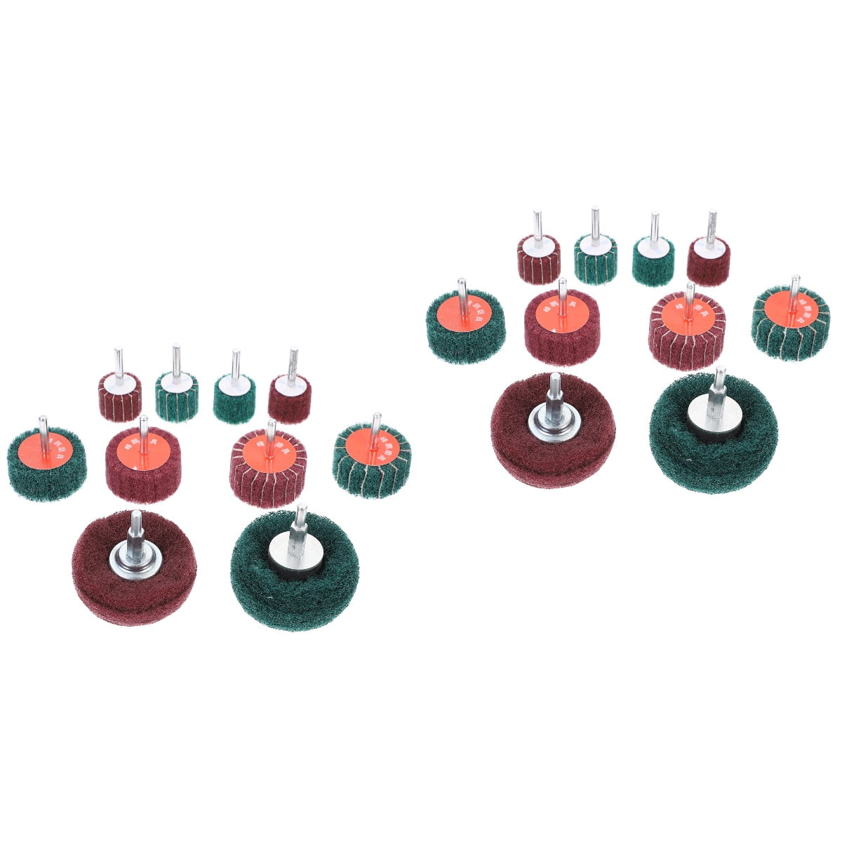 HOMEMAXS 20 pcs Abrasive Buffing Pads Wheels Scouring Pads Wheel ...