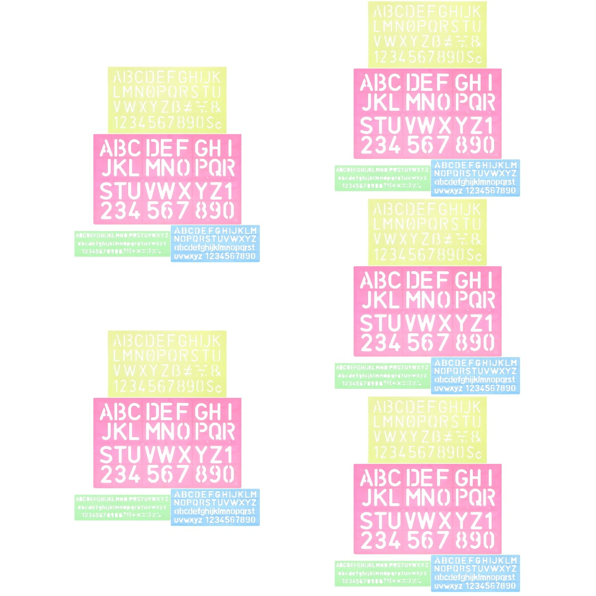 HOMEMAXS 20 pcs Alphabet and Number Tracing Board Letters Practicing ...