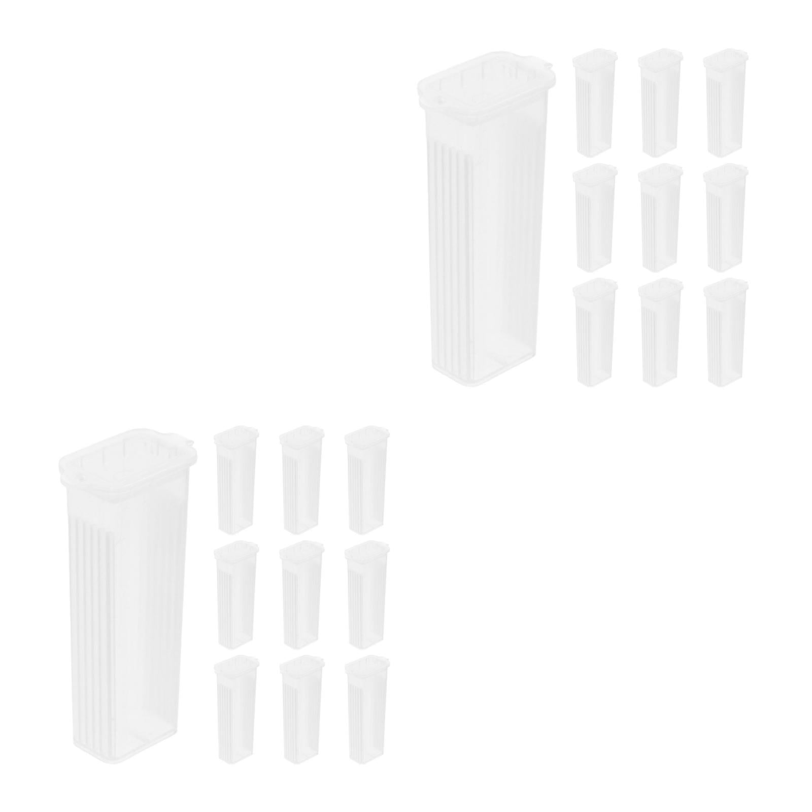 HOMEMAXS 20 pcs Coplin Staining Jar 5-Slide Capacity Slide Staining Jar ...