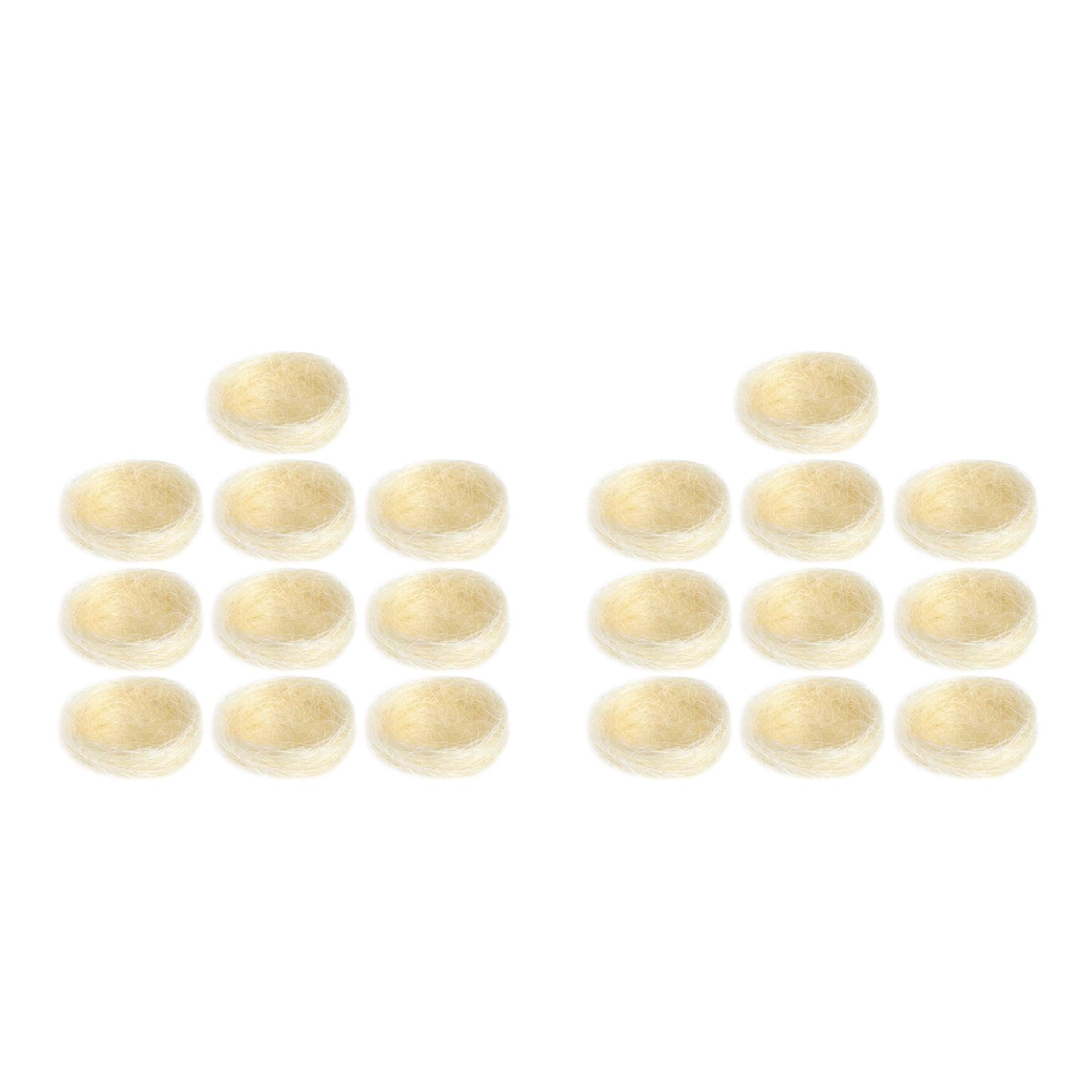 20 pcs Decoration Bird Nest Crafts Nest Eggs Hand Woven Bird Nest for ...