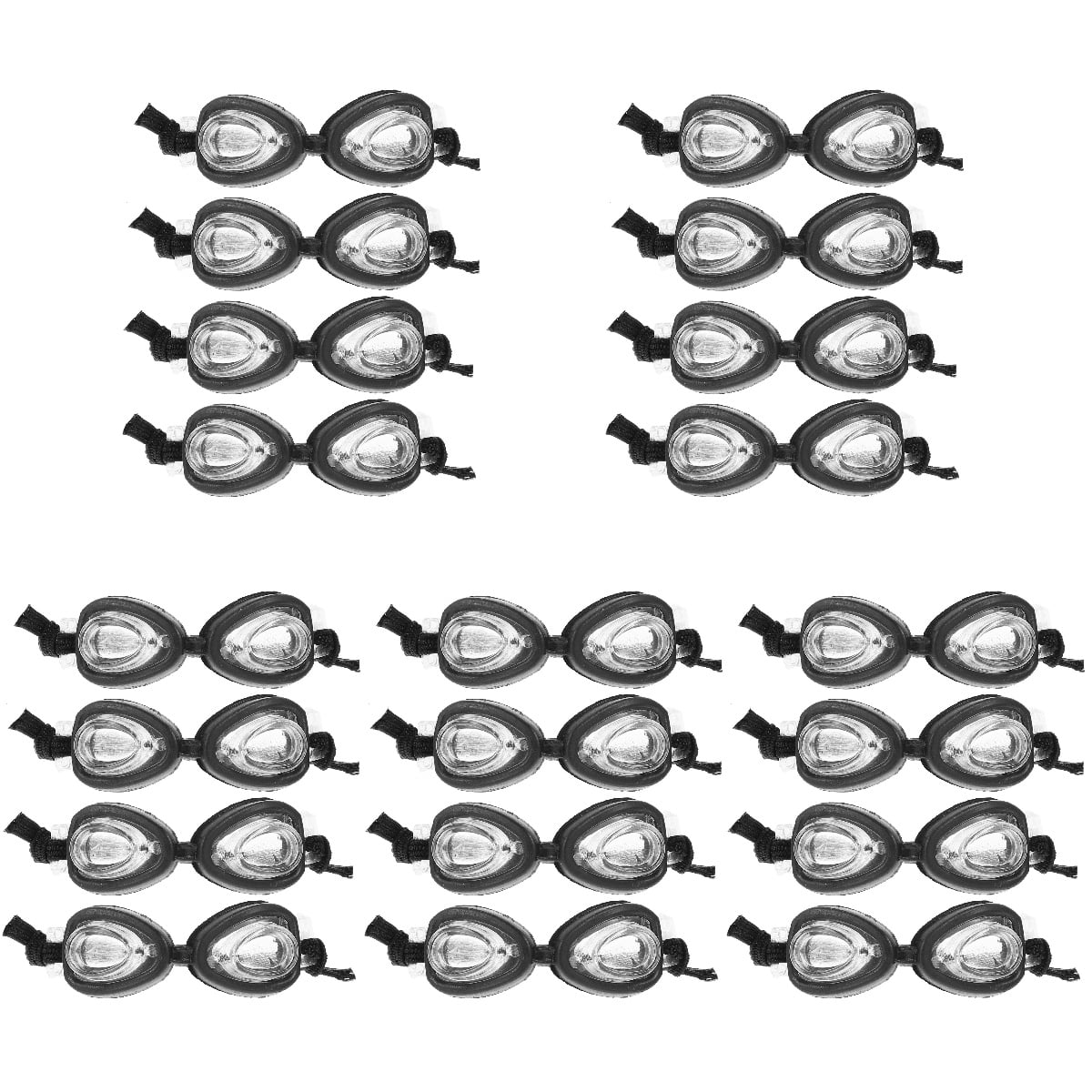 HOMEMAXS 20 pcs Doll Swimming Goggles Doll Dress Up Eyeglasses Doll ...