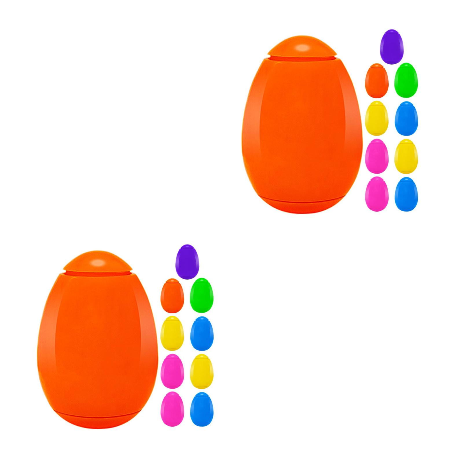 HOMEMAXS 20 pcs Easter Egg Spinning Tops For Kids Colorful Easter Basket Fillers For Boys And ...