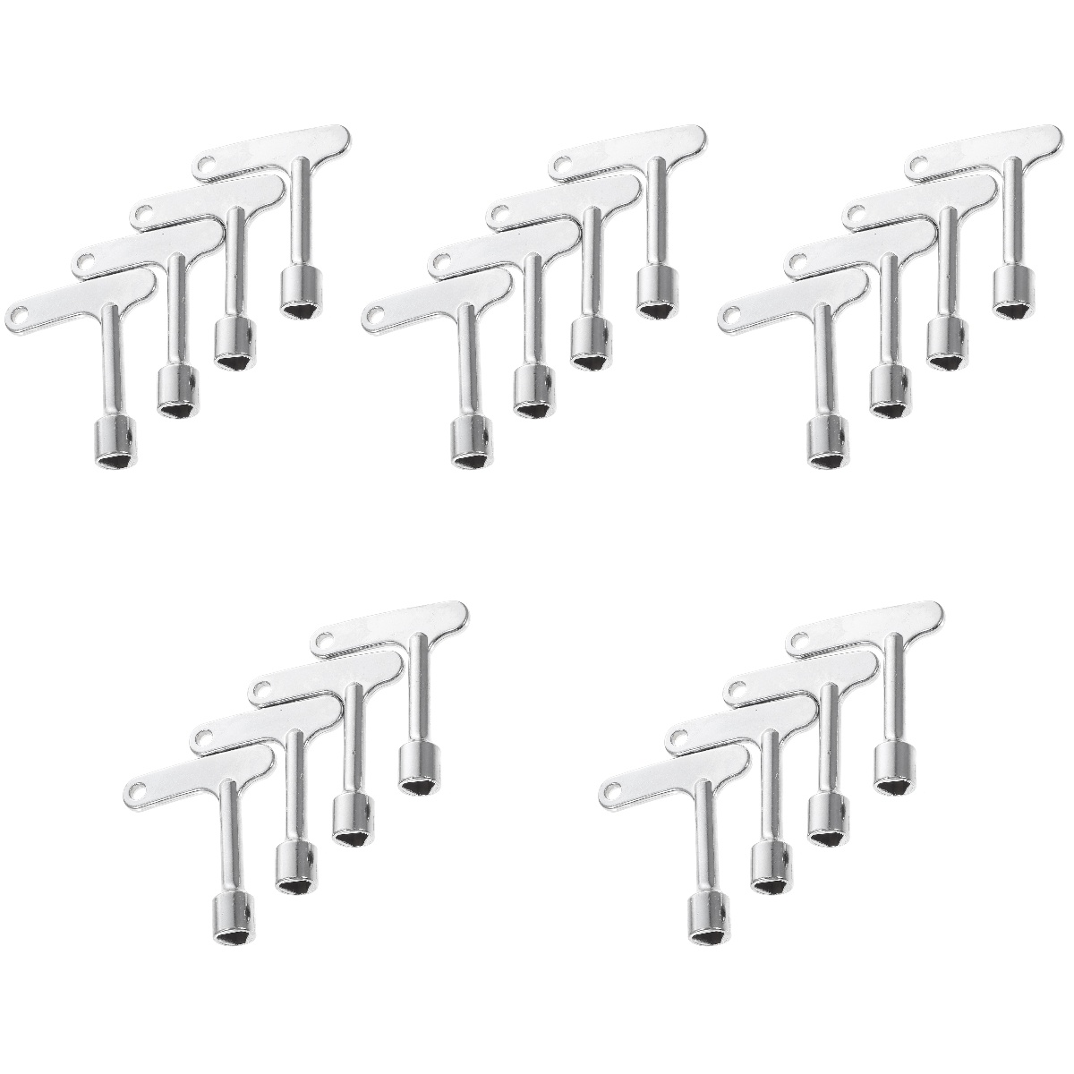 HOMEMAXS 20 pcs Elevator Key Elevator Service Key Triangle Panel Lock ...