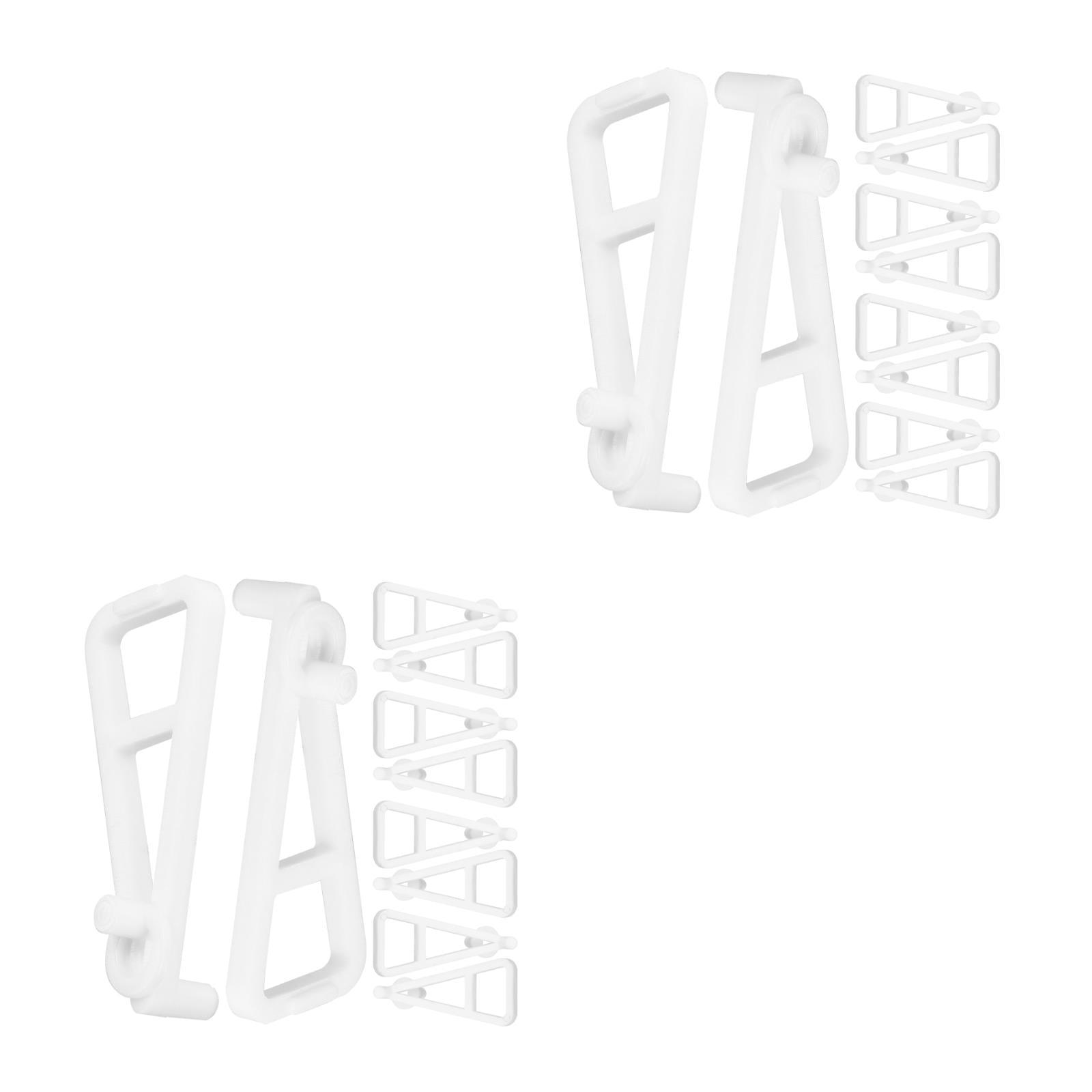 HOMEMAXS 20 pcs Floating Shelf Support Bracket Wardrobe Divider Bracket ...