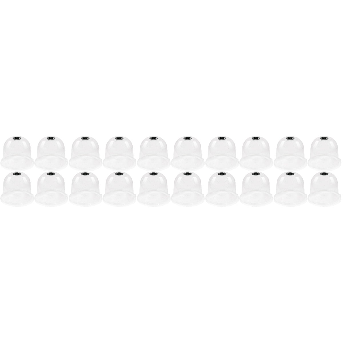 HOMEMAXS 20 pcs Garden Dome Plant Cover Clear Plants Cover Breathable ...