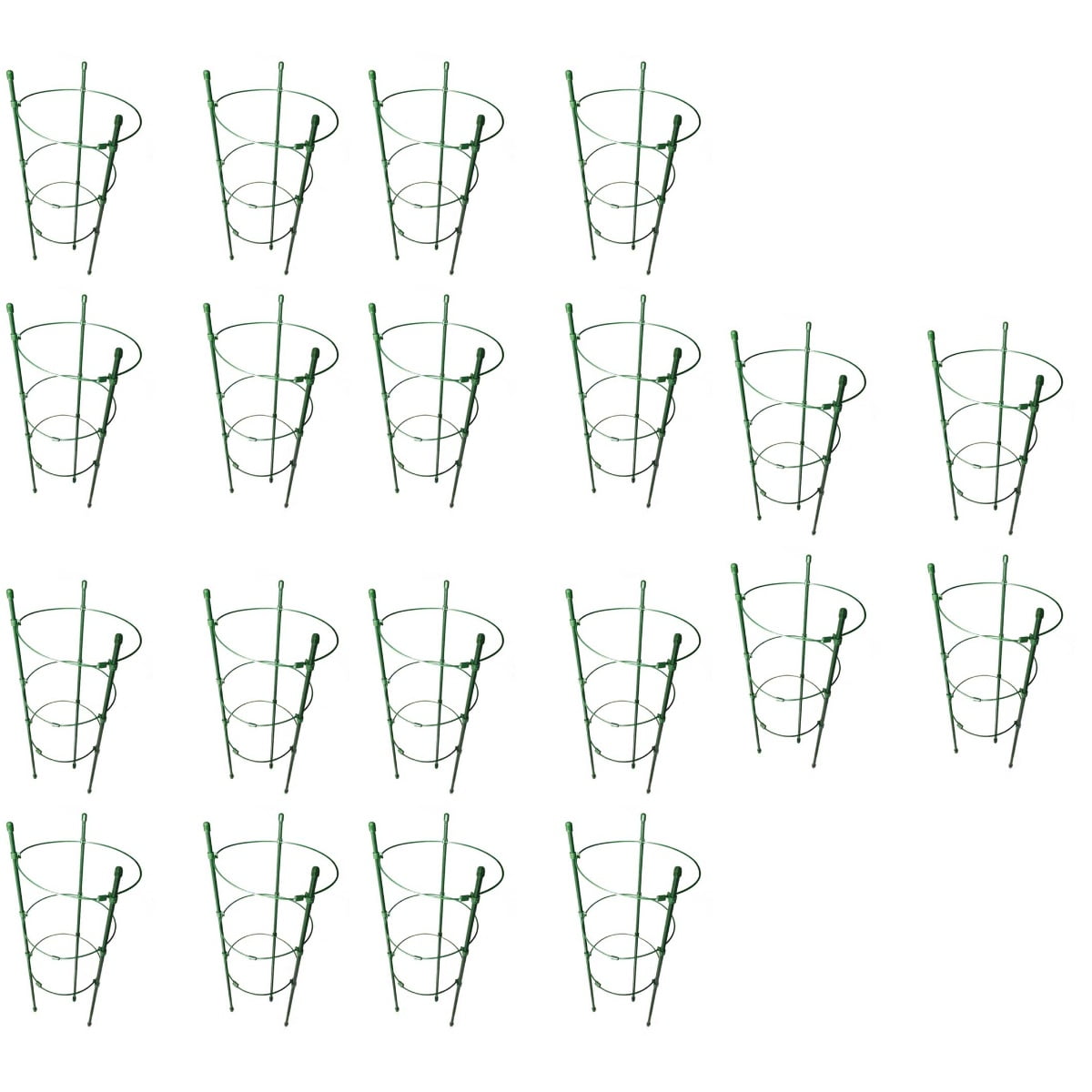 HOMEMAXS 20 pcs Garden Trellis Climbing Plants Support Cage Stand for ...