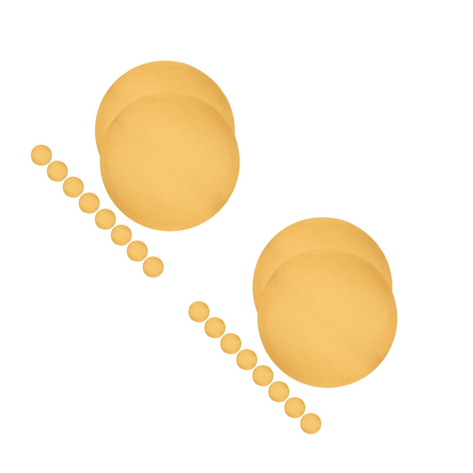 HOMEMAXS 20 pcs Golden Cake Boards Thick Round Cardboard Cake Base ...