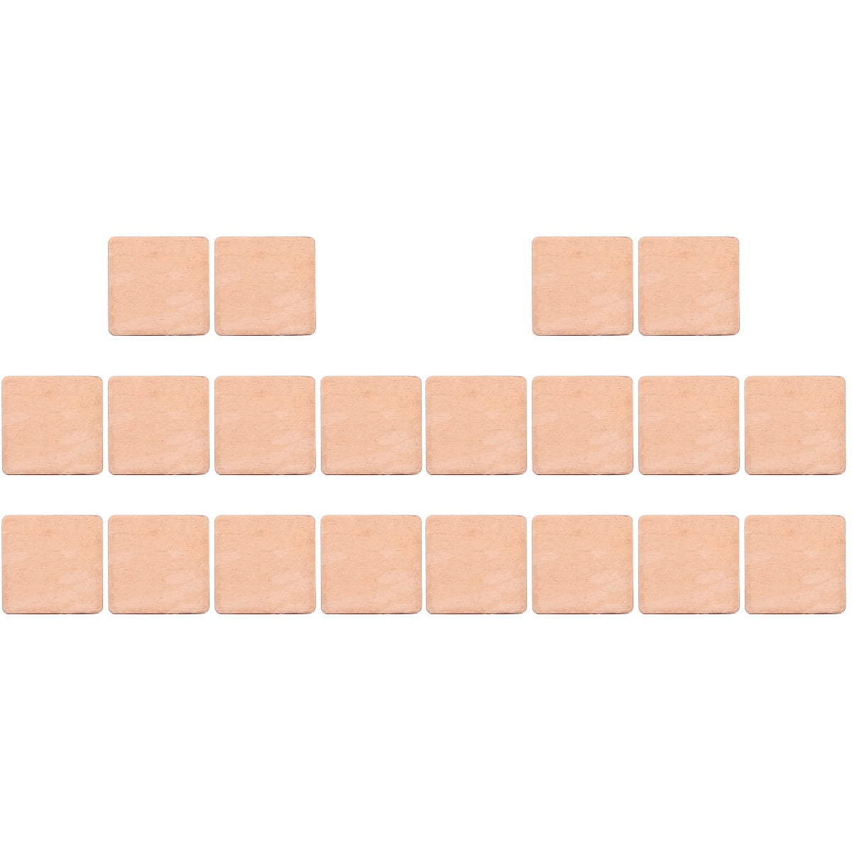 HOMEMAXS 20 pcs Heat Sink Thermal Copper Pad Heatsink Cooler Fin ...