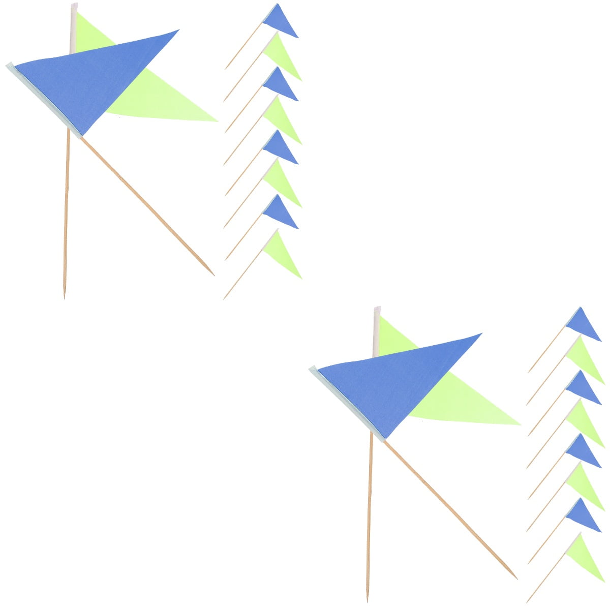 HOMEMAXS 20 pcs Irrigation Flags Lawn Garden Marking Flags Landscape ...