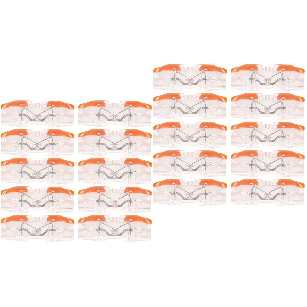 HOMEMAXS 20 pcs Lever Connectors Quick Splicing Terminal Block Wire ...