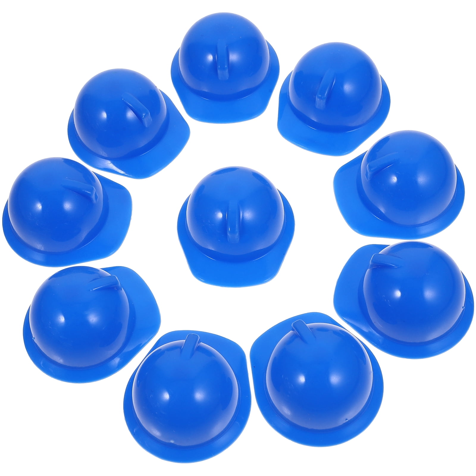 HOMEMAXS 20 pcs Mini Dolls Helmets Miniature Hard Hat Mini Construction ...