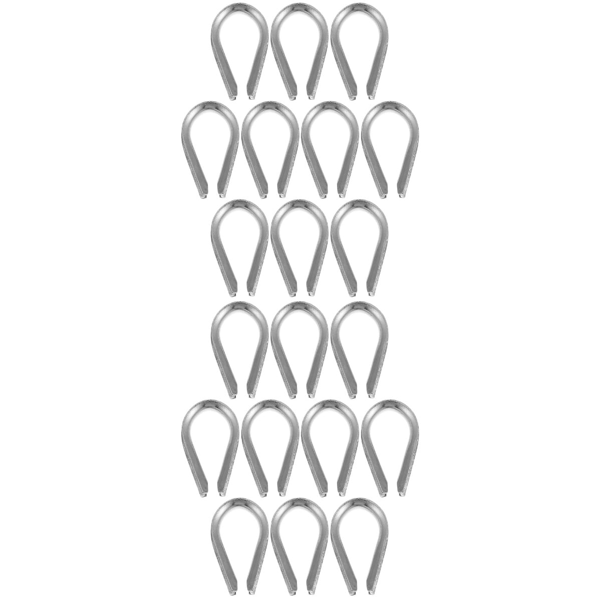 HOMEMAXS 20 pcs Stainless Steel Thimbles Rope Thimble Rigging ...