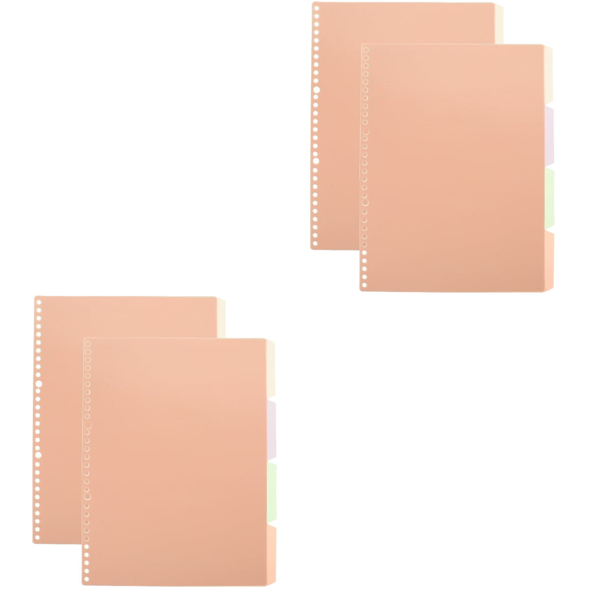 HOMEMAXS 20 pcs Tabs Binder Dividers Notepad Binder Dividers Tabs Loose ...