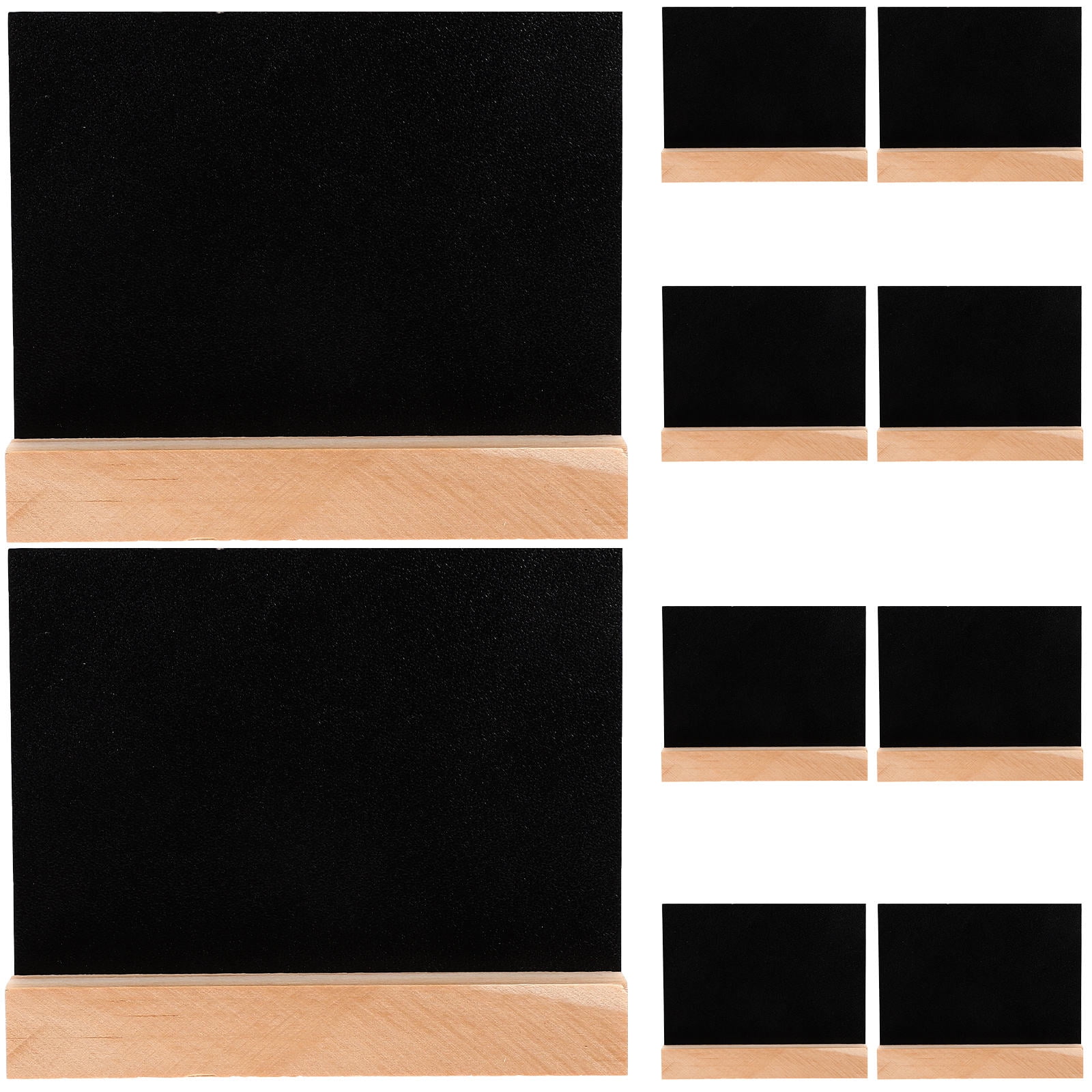 HOMEMAXS 20 pcs Two-sided Message Board Wooden Bulletin Board Desktop ...