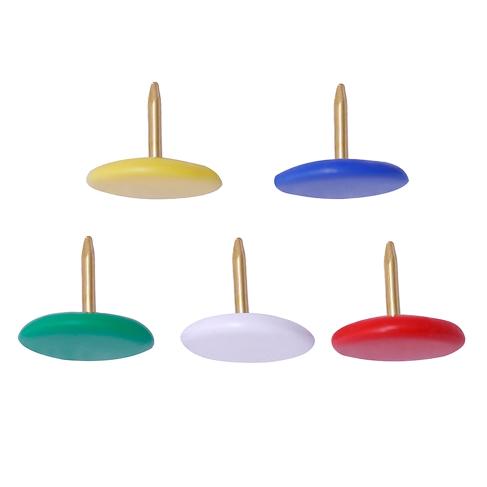 200 PCS Per Can Metal Pushpin Decorative Pushpin Wallpaper Nail Tack ...