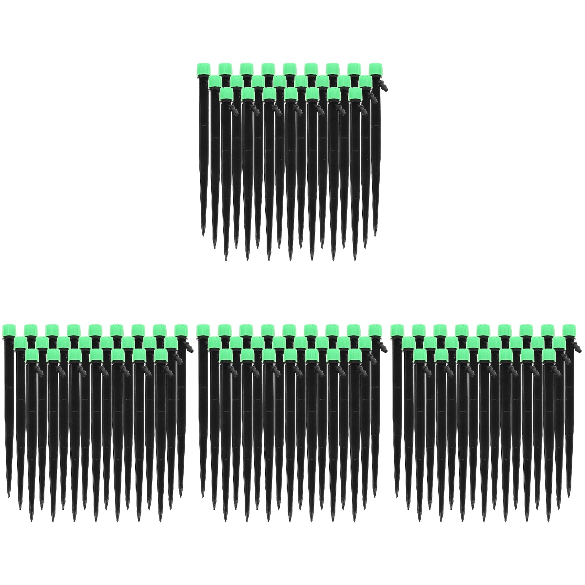 HOMEMAXS 200 Pcs Drip Emitters Sprinkler System Parts Heads Spike ...