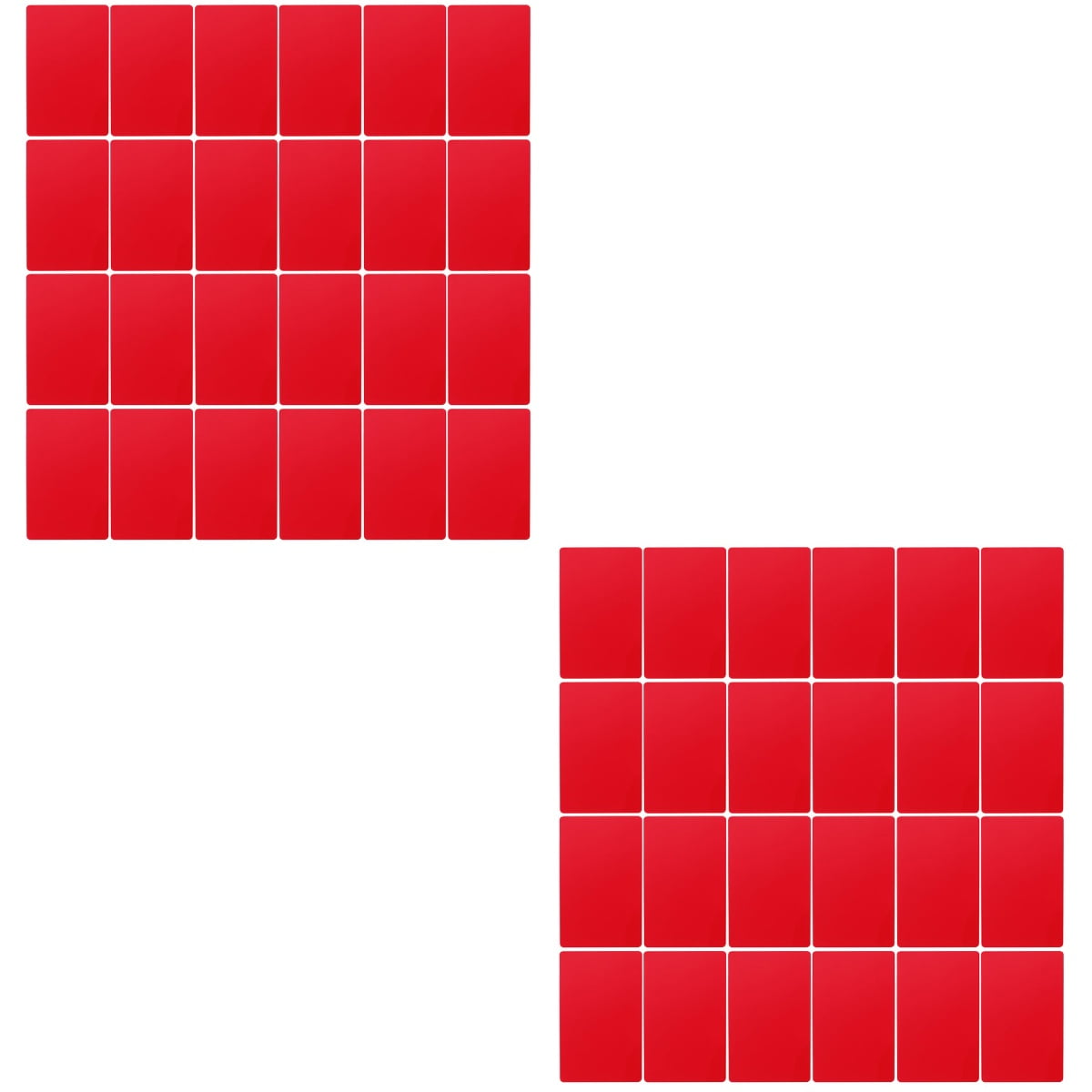 HOMEMAXS 200 Pcs Engraved Business Cards Metal Name Cards Blank Metal ...