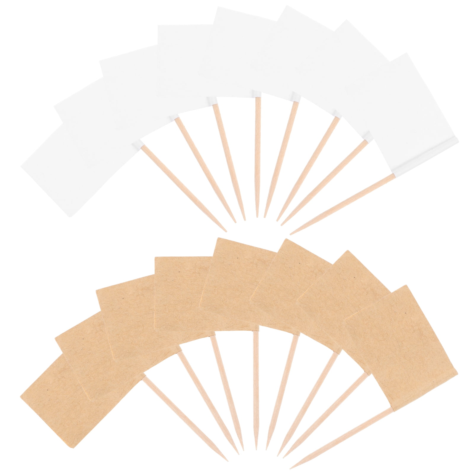 HOMEMAXS 200 Pcs Snack Sticks Toothpick Flag Cocktail Picks Cake Flags ...