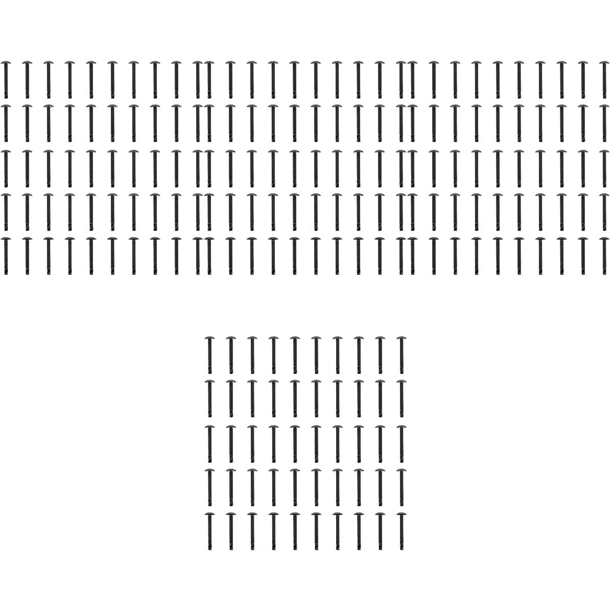 HOMEMAXS 200 pcs Computer Case Fan Screws 3cm Reducing Vibration Screws ...