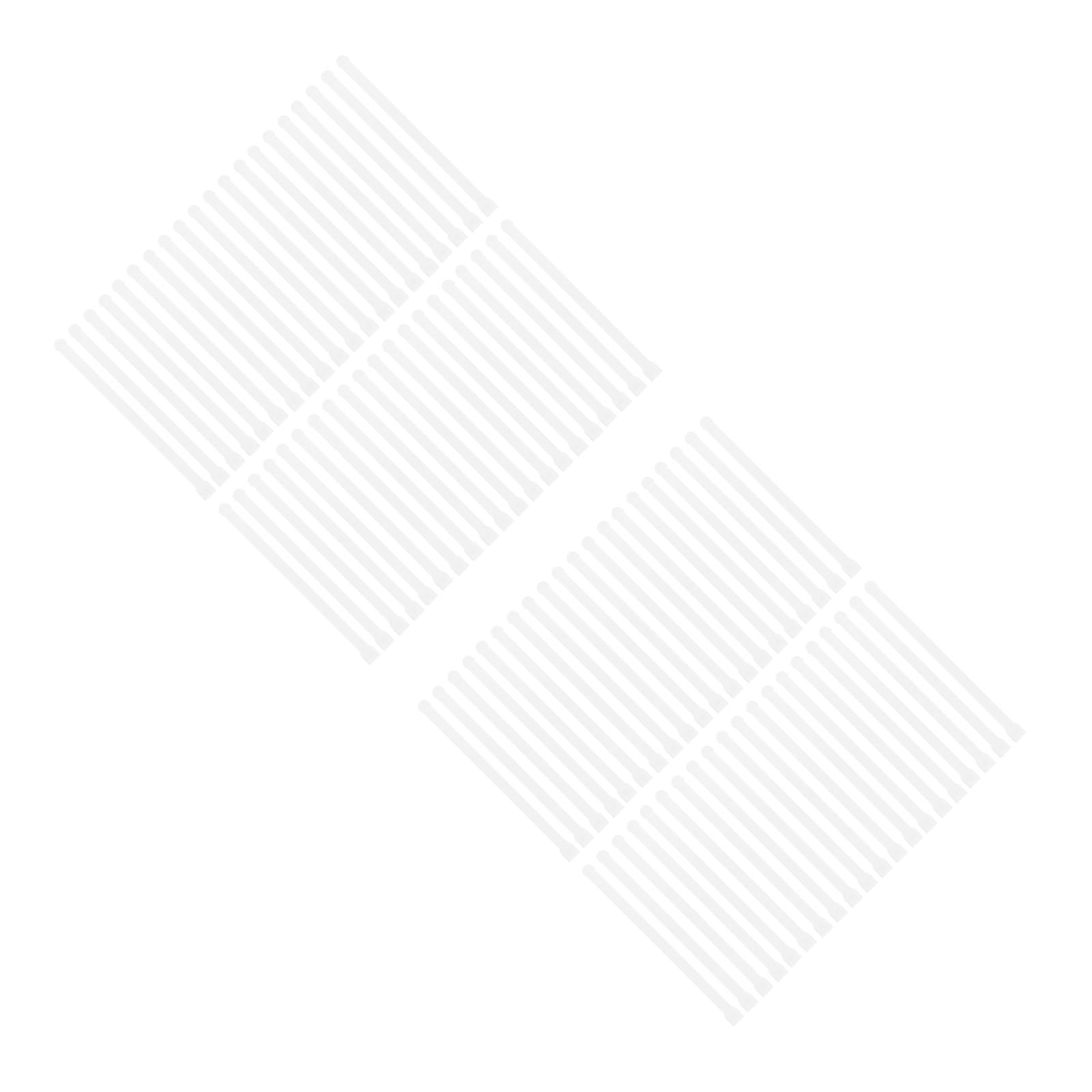 HOMEMAXS 200 pcs Curtain Rail Wheels Connectors Curtain Track Sliding ...