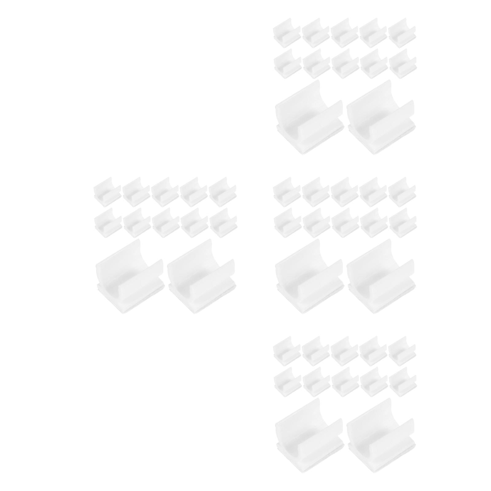 HOMEMAXS 200 pcs Dry Erase Marker Holder Whiteboard Plastic White Pen ...