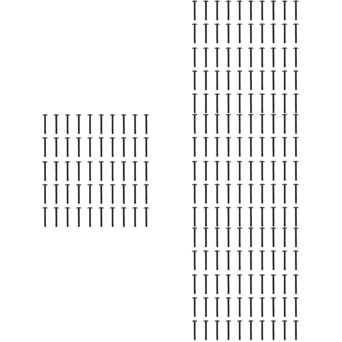 HOMEMAXS 200 pcs PC Case Cooling Cooler Fan Mount Screws Round Head ...