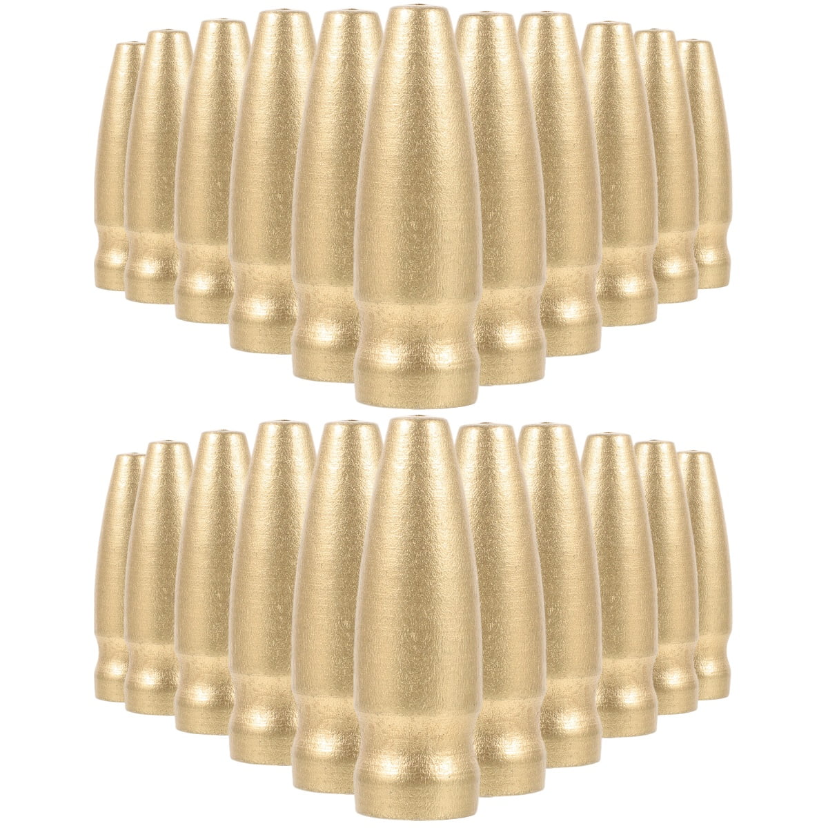 HOMEMAXS 200 pcs Wood Flag Toppers Flag Pole Heads Replacements Wood ...