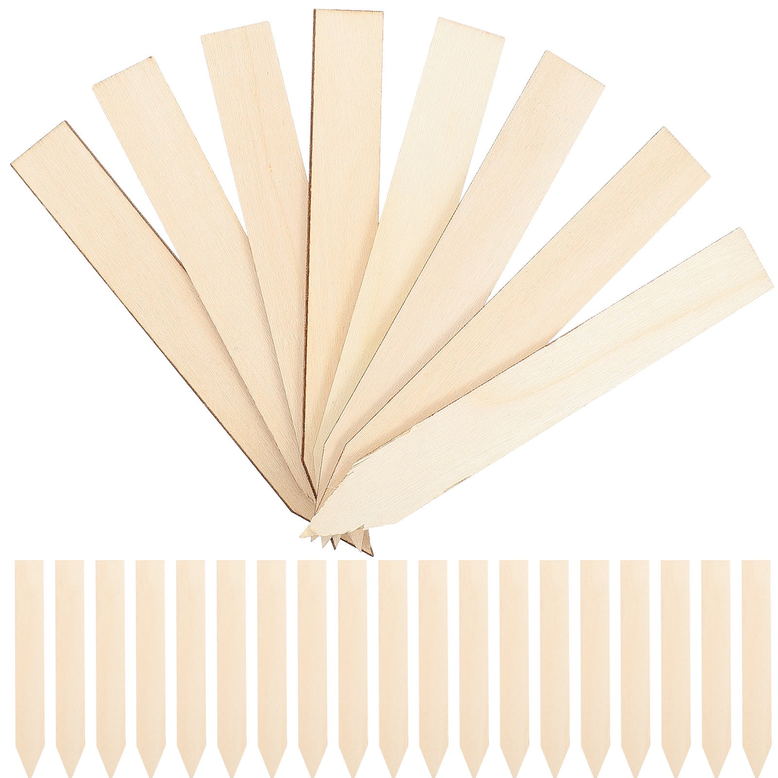 200 pcs Wooden Horticultural Plant Labels Wood Plant Labels Garden ...